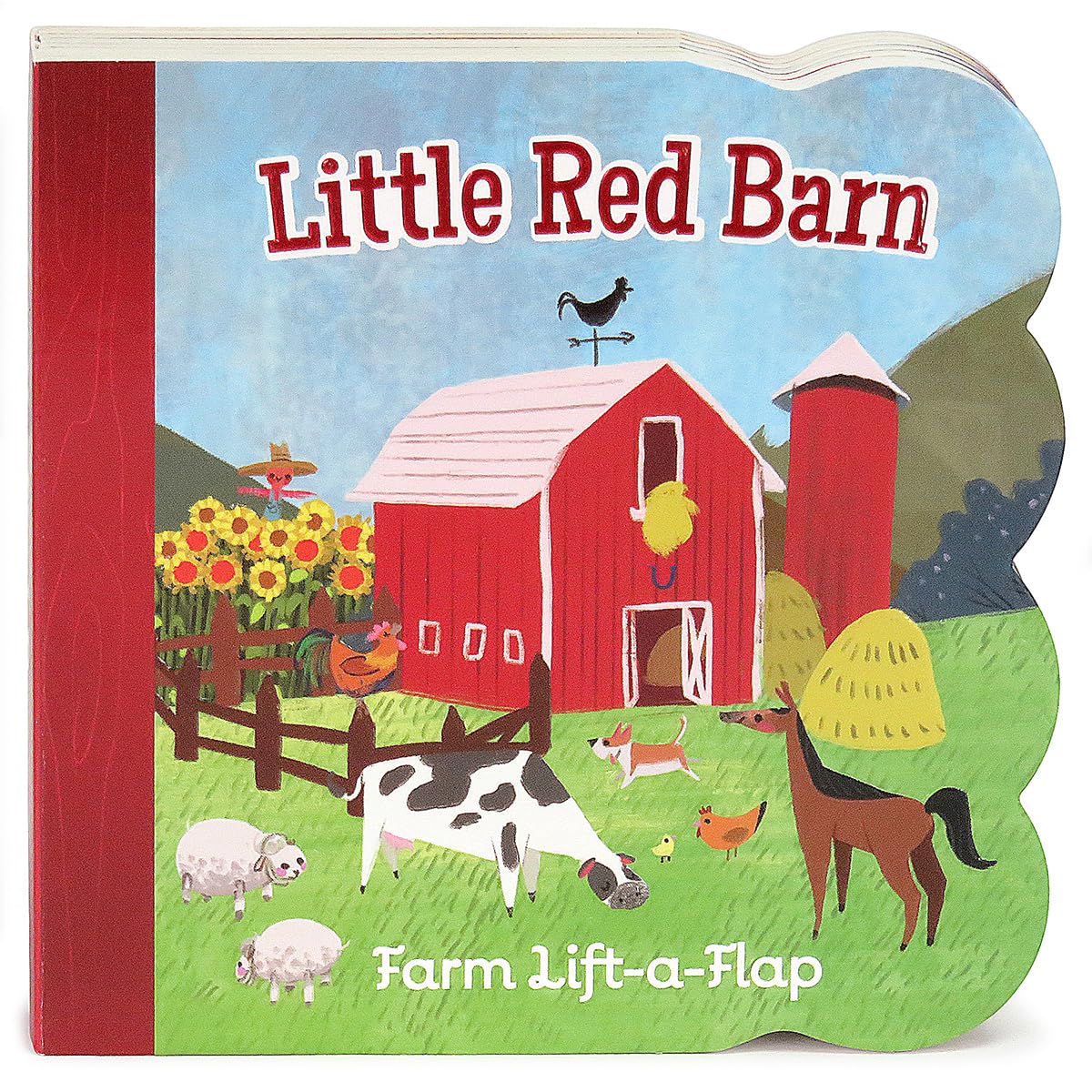 Little Red Barn - A First Lift-a-Flap Farm Board Book for Babies and ...