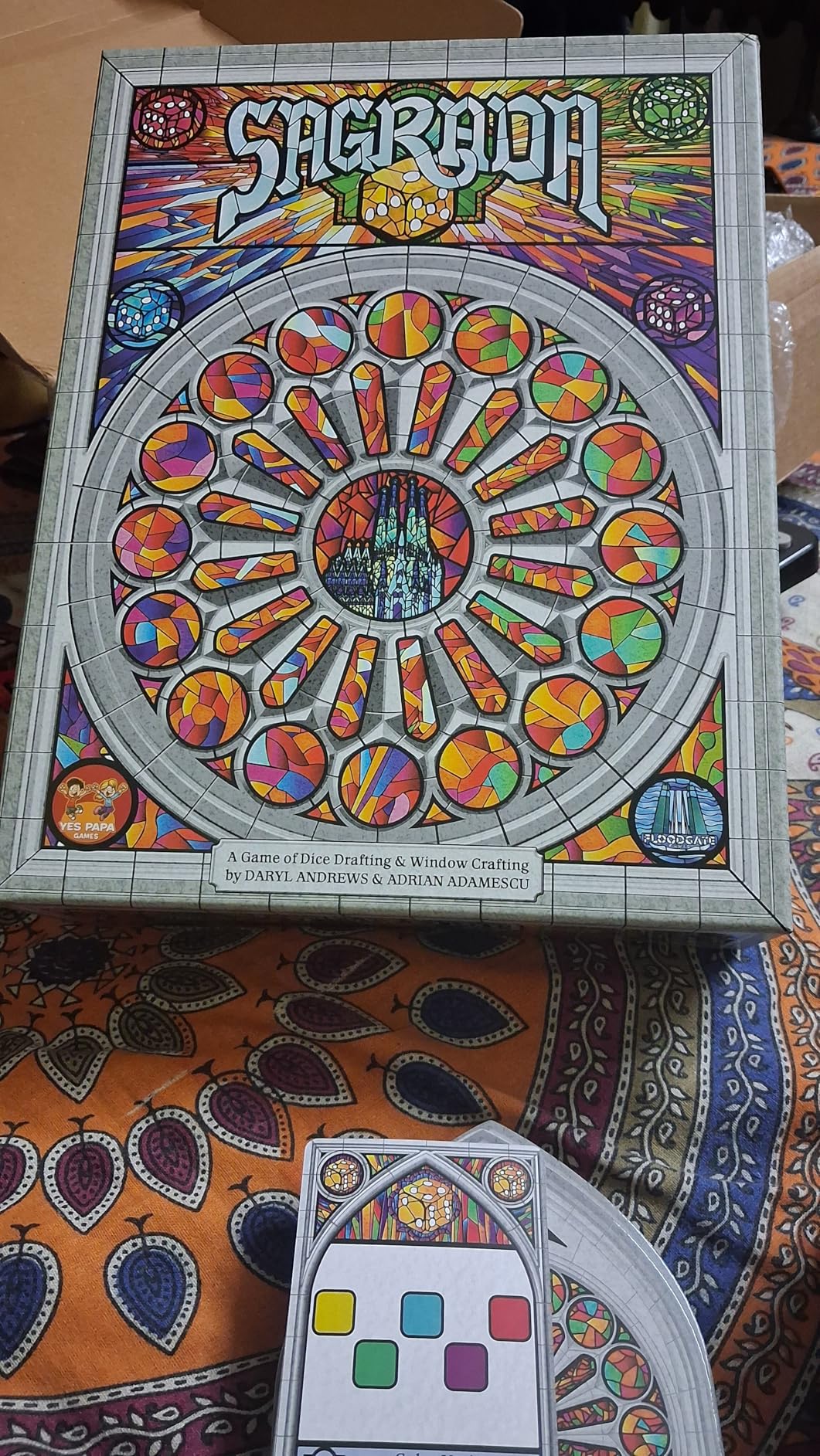 Buy Floodgate Games Sagrada Board Game, Adult, Strategy, White Online ...