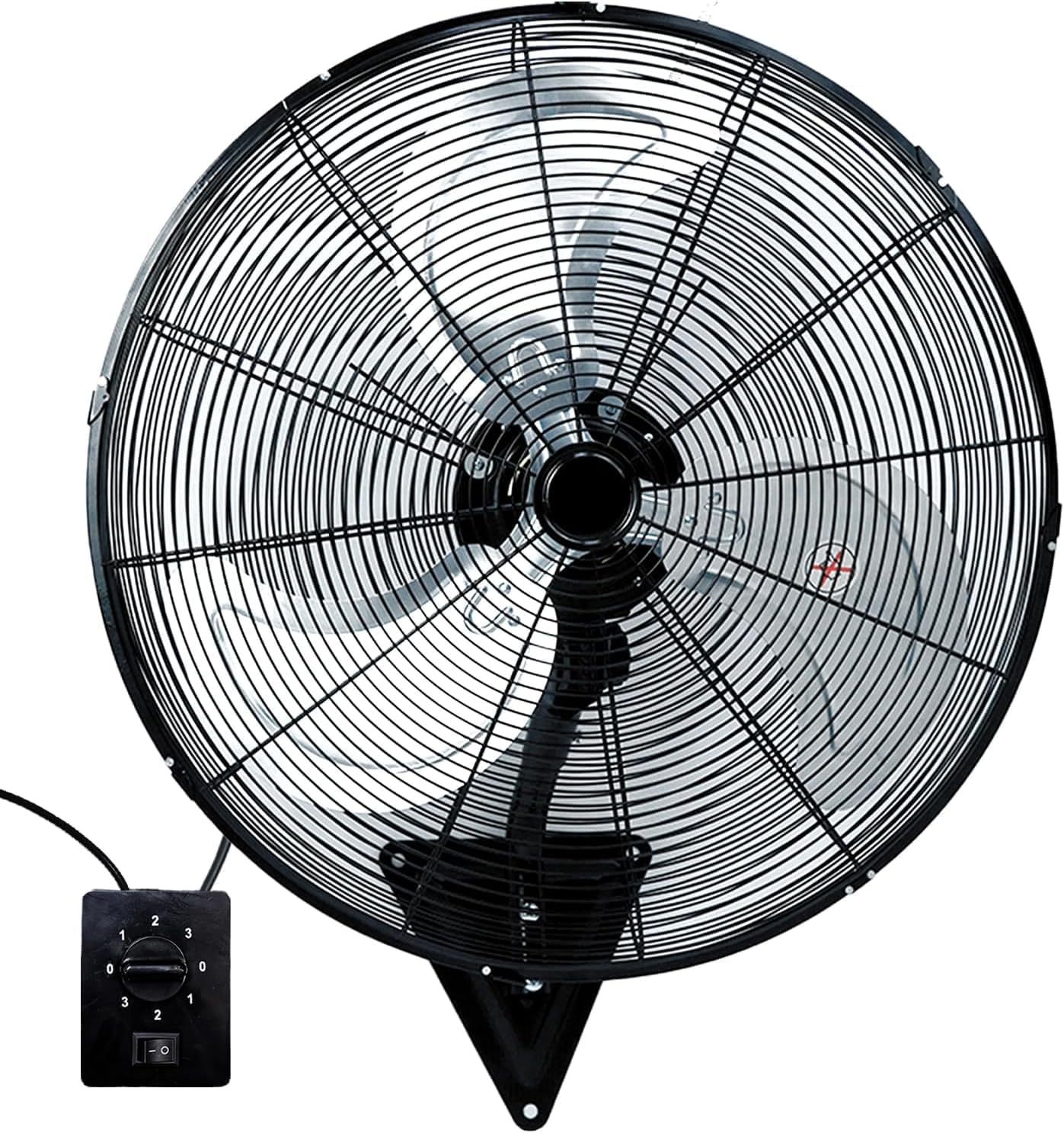 Amazon.com: Bestronair 24 Inch Wall Mount Fan Oscillating Wall Fan High ...