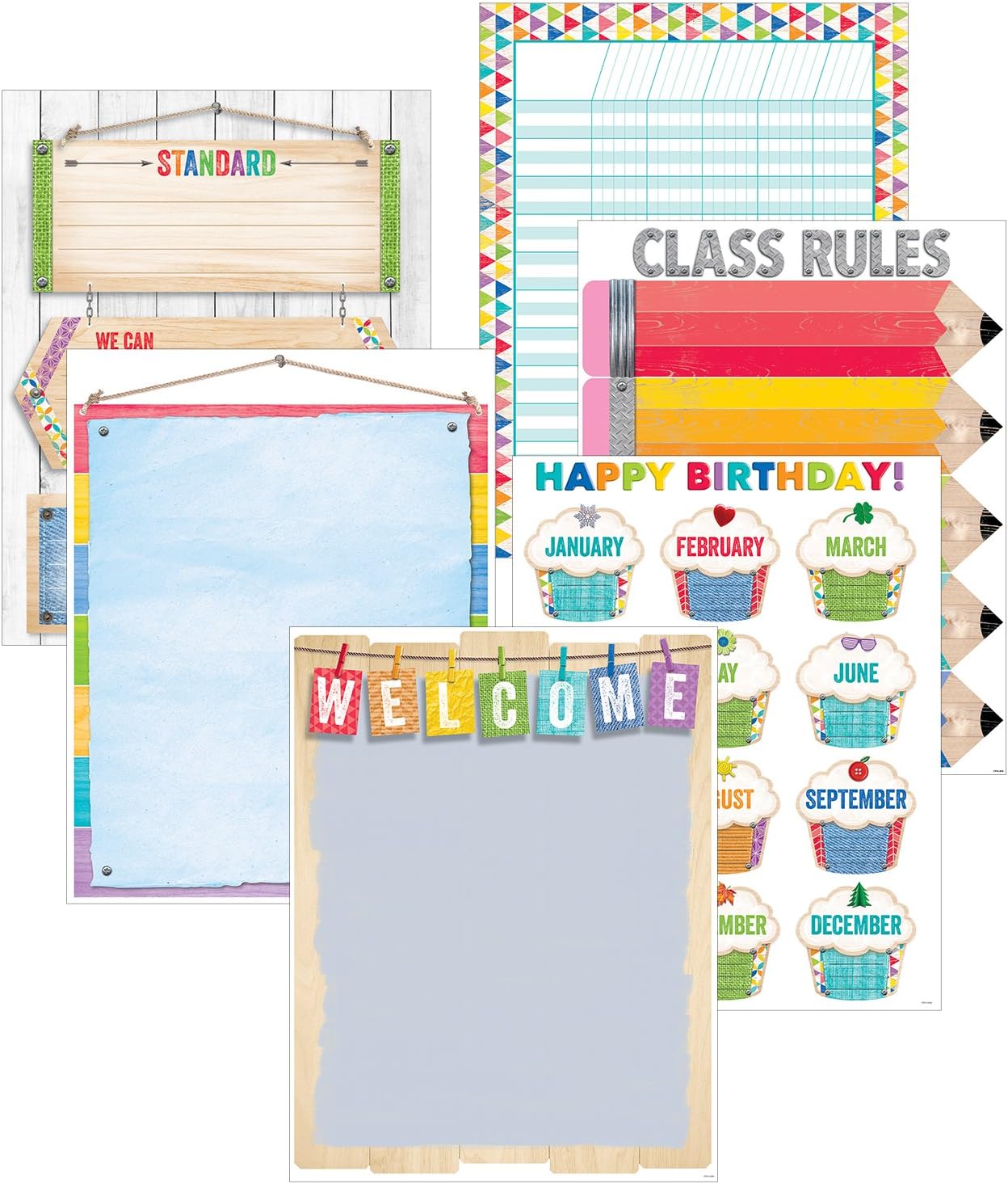 Amazon.com: Creative Teaching Press Upcycle Style Classroom, Essentials ...