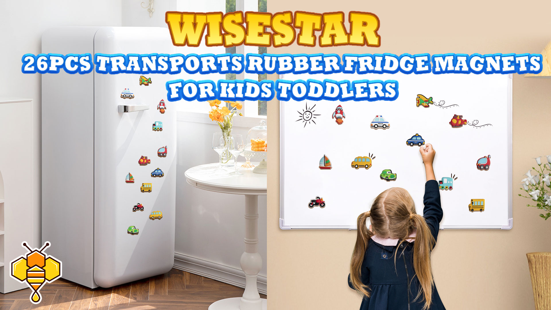 Kids Fridge Magnets Fridge Magnets For Kids Transportation Fridge ...