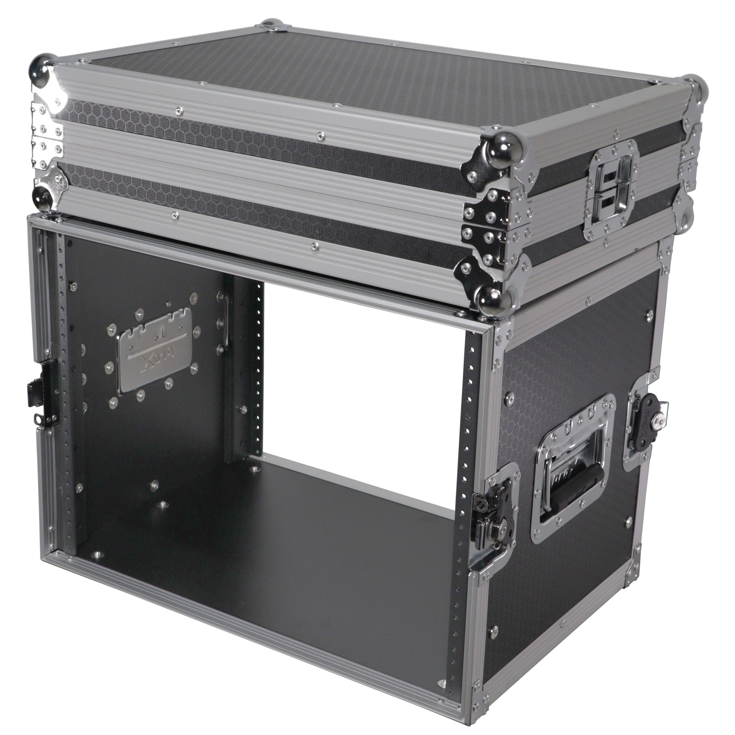 Amazon.com: ProX X-8UE 8U Deluxe Effects Rack Case 14 In Deep Rail to ...