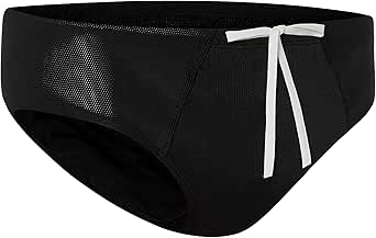 Men's Micro-Mesh Briefs for Sports/Running. Made in Australia. Black at ...