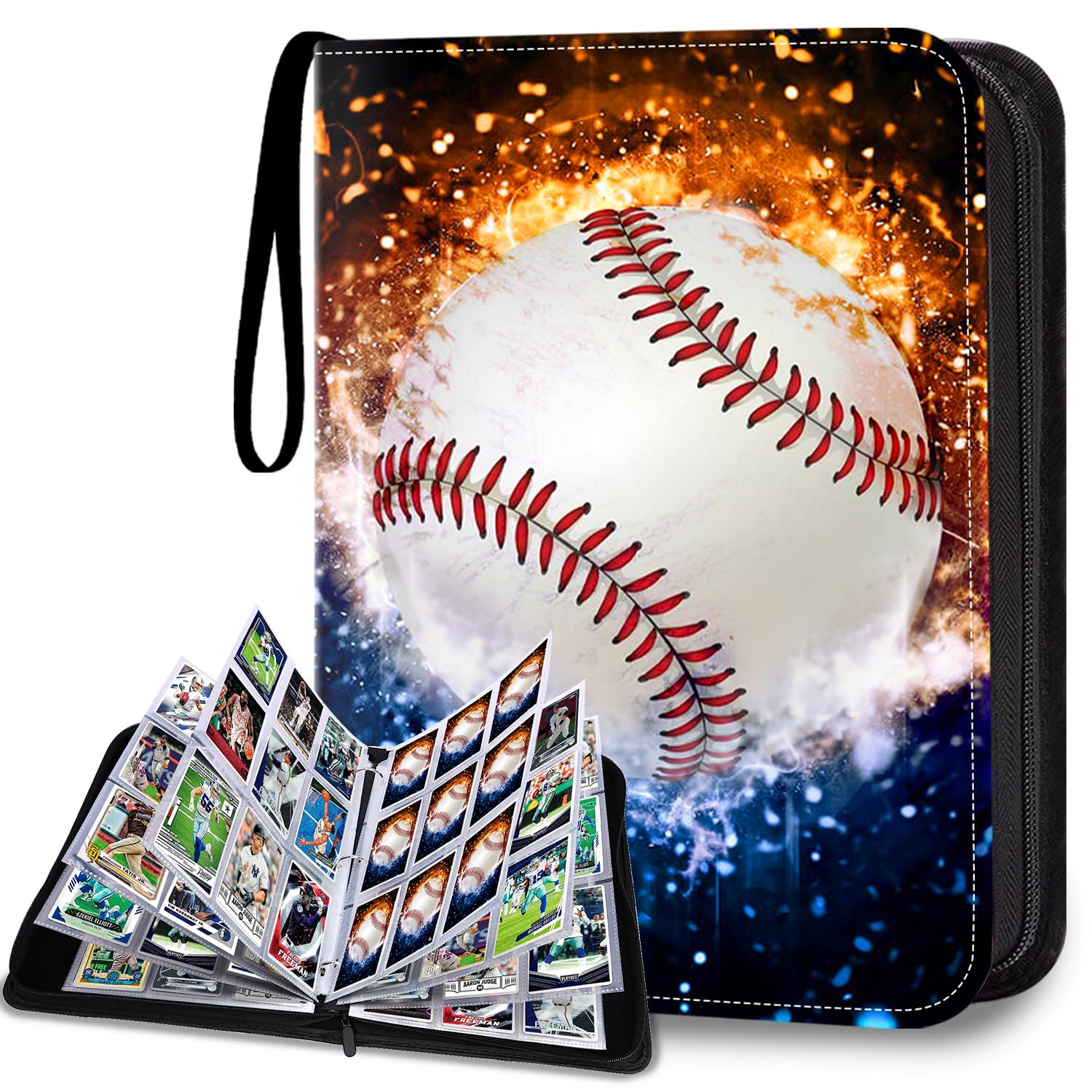 Amazon.com: HESPLUS 900 Pockets Baseball Card Binder, Baseball Trading ...