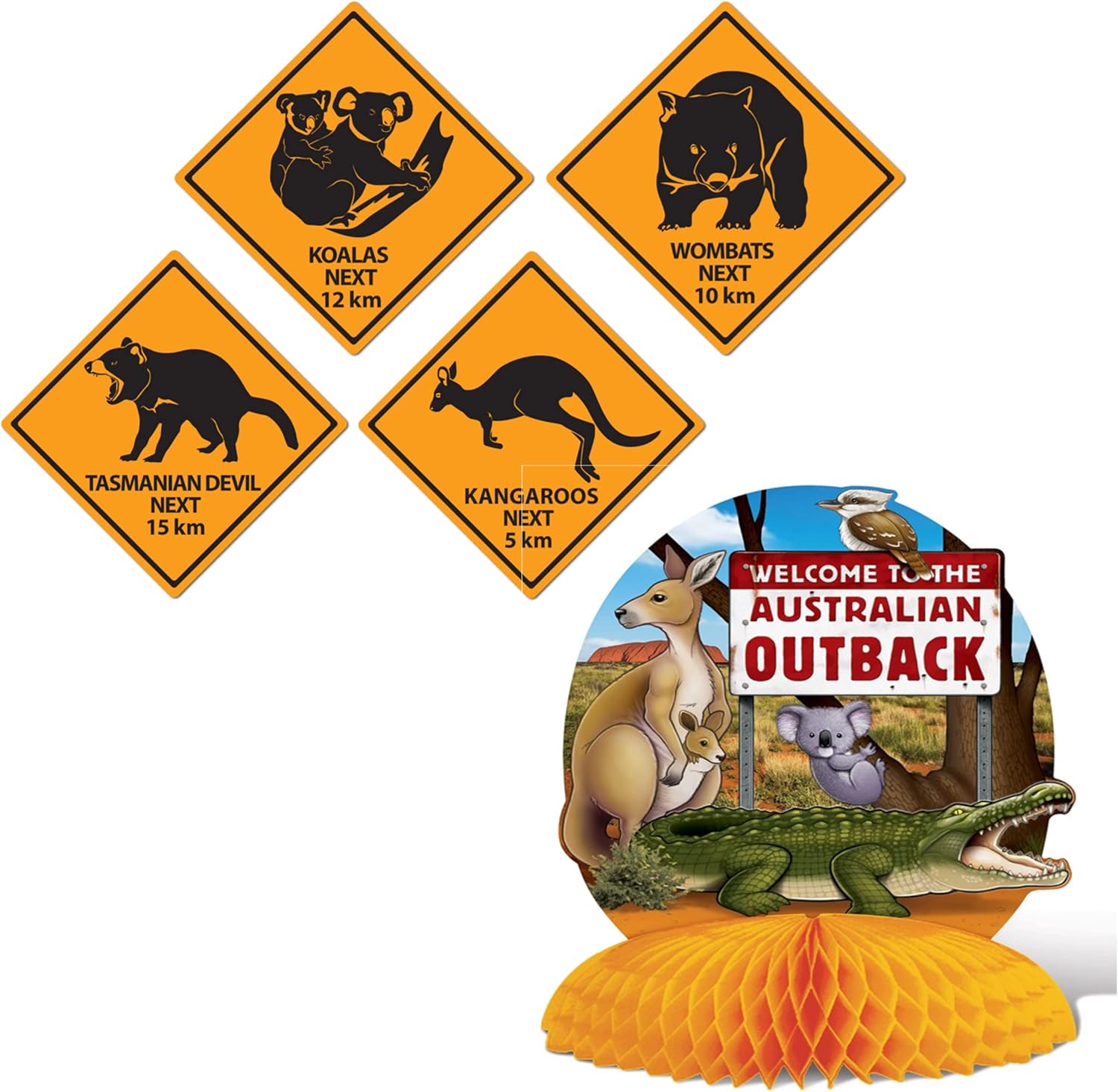 Amazon.com: Australia Party Decorations w/ Australian Centerpiece and ...