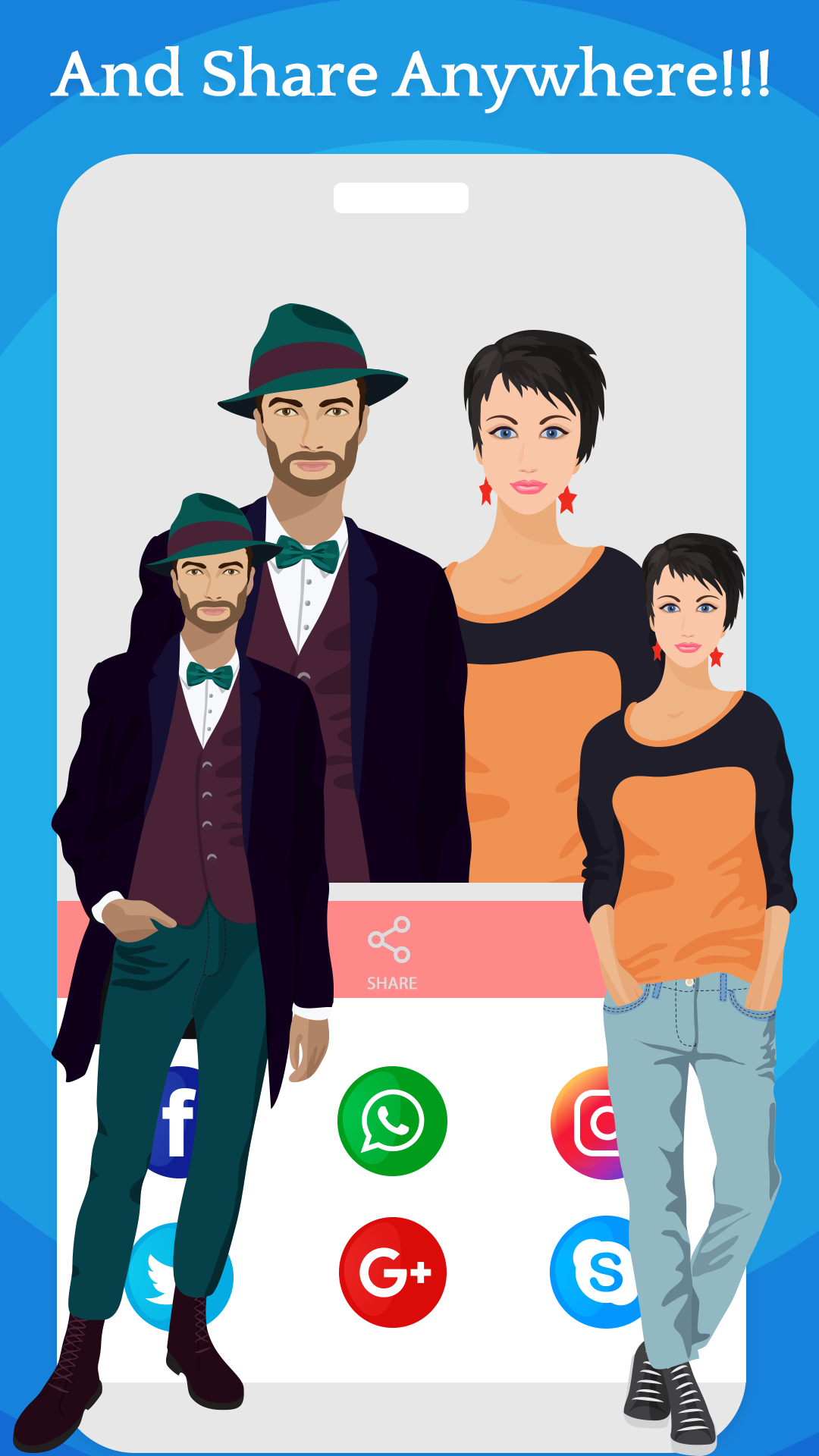 Fashion Cartoon Character Maker - App on Amazon Appstore