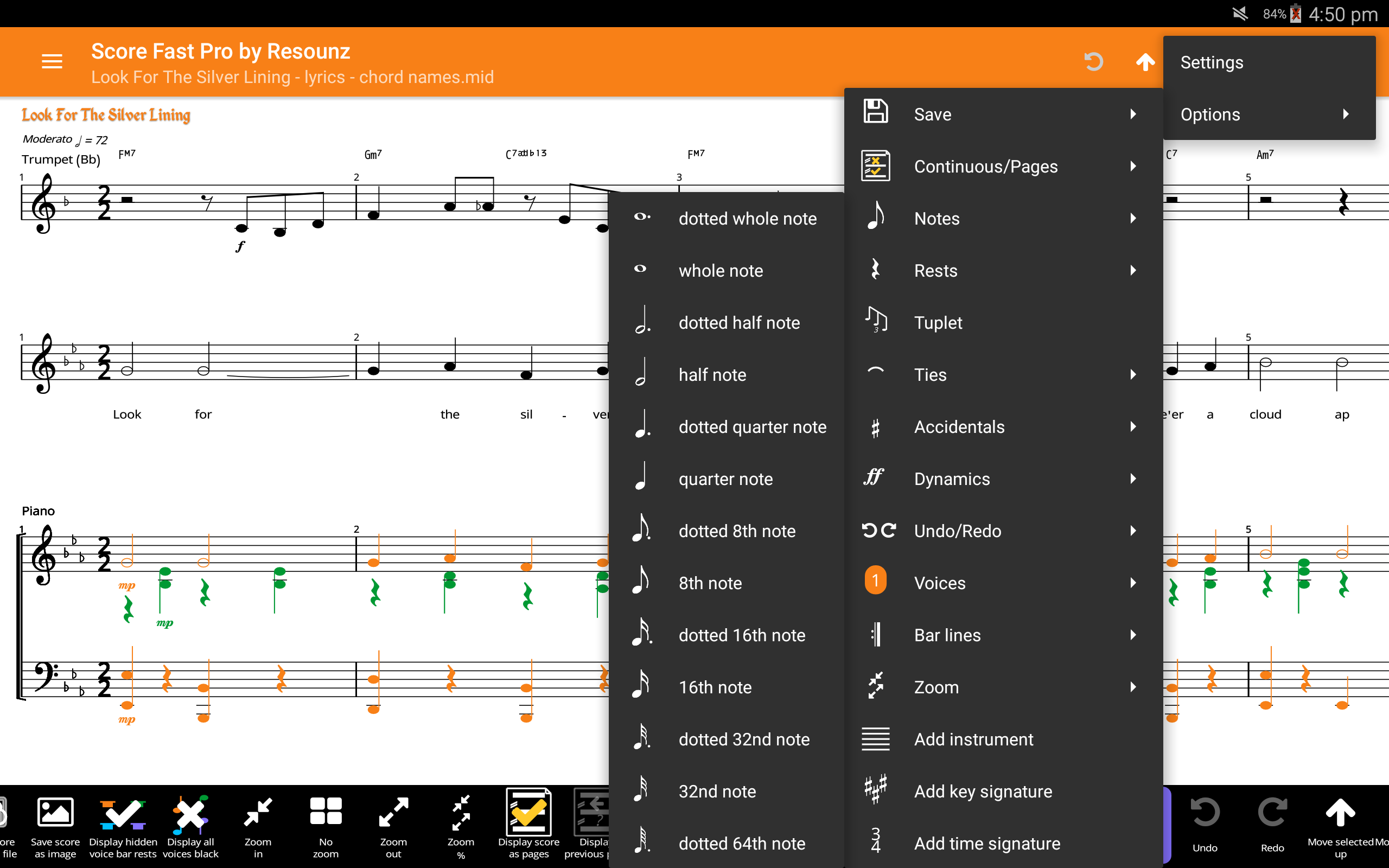 Score Fast Pro: compose, notate, play, print music - App on Amazon Appstore