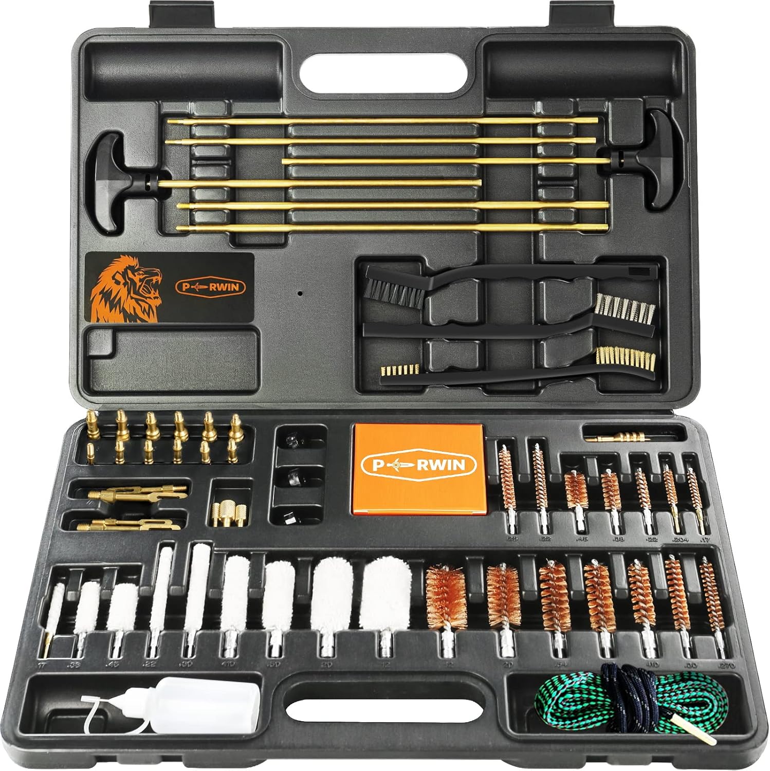 Amazon.com : Perwin Universal Gun Cleaning Kit for All Guns with ...