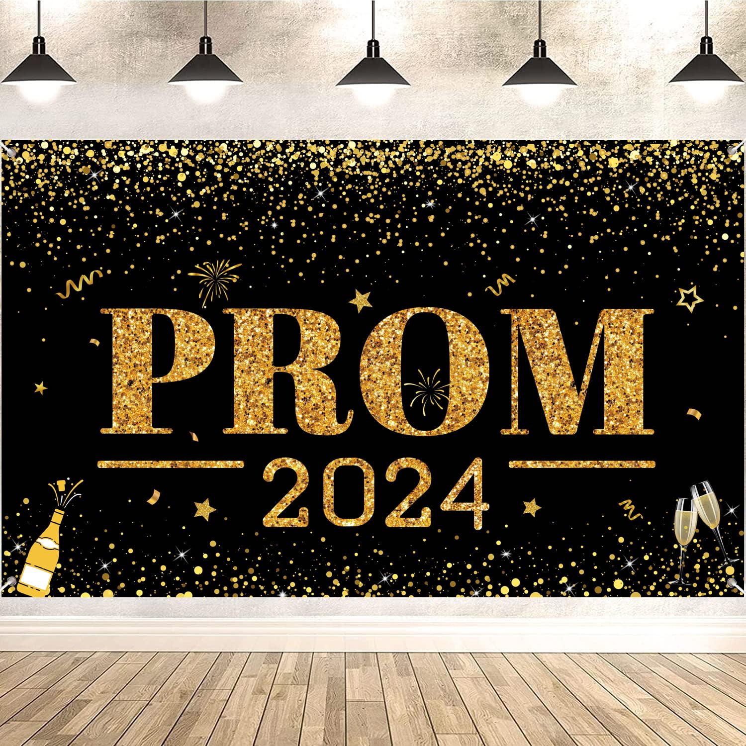 Buy Prom 2024 Banner, Graduation Prom Party Decorations, Large Graduation Prom Photo Backdrop ...