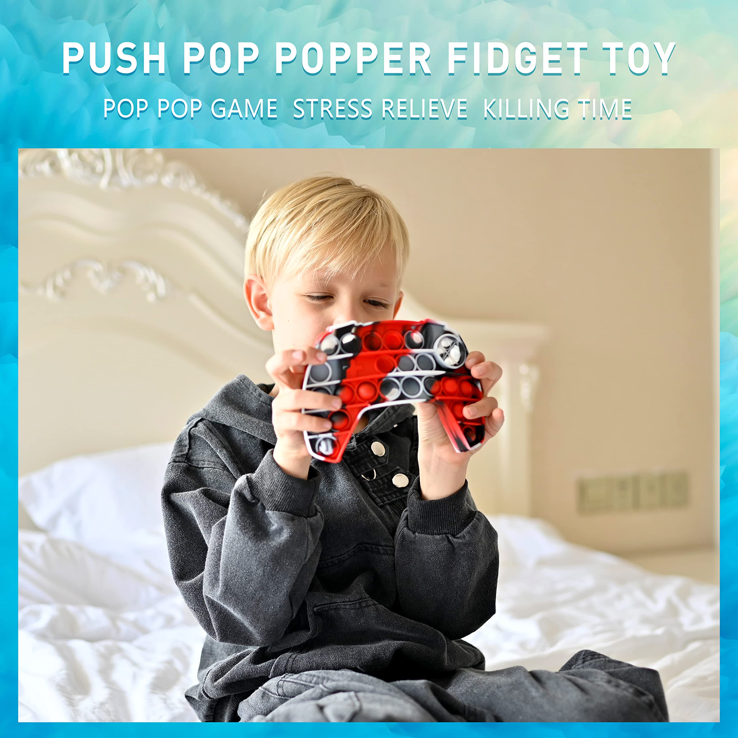 HooYiiok 9 Pack Game Controller Pop Poppers Its Bulk, Gamepad Push Pop ...