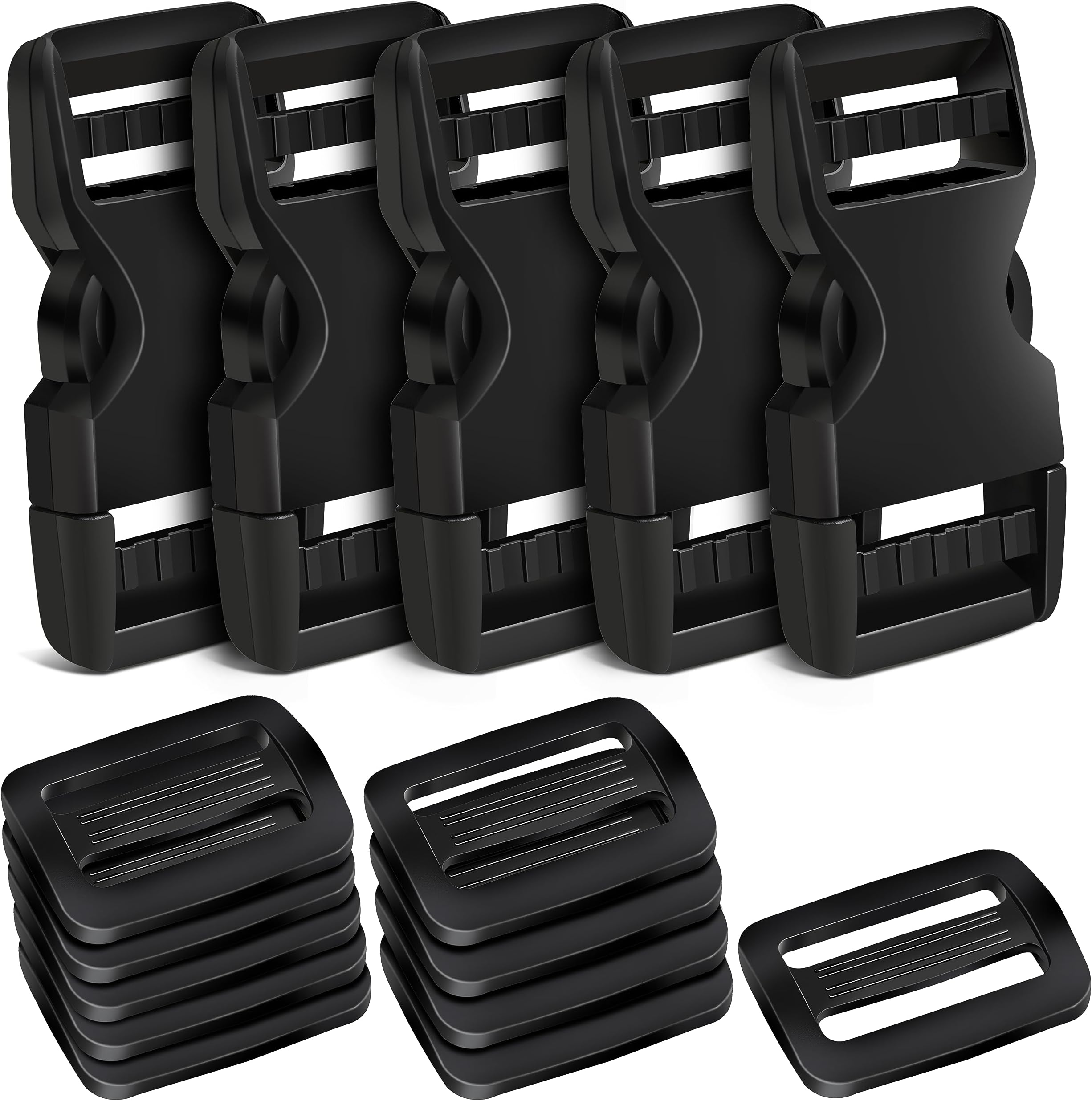 Amazon.com: LASIGHT Buckles for 1 inch Wide Webbing Straps: Quick Side ...