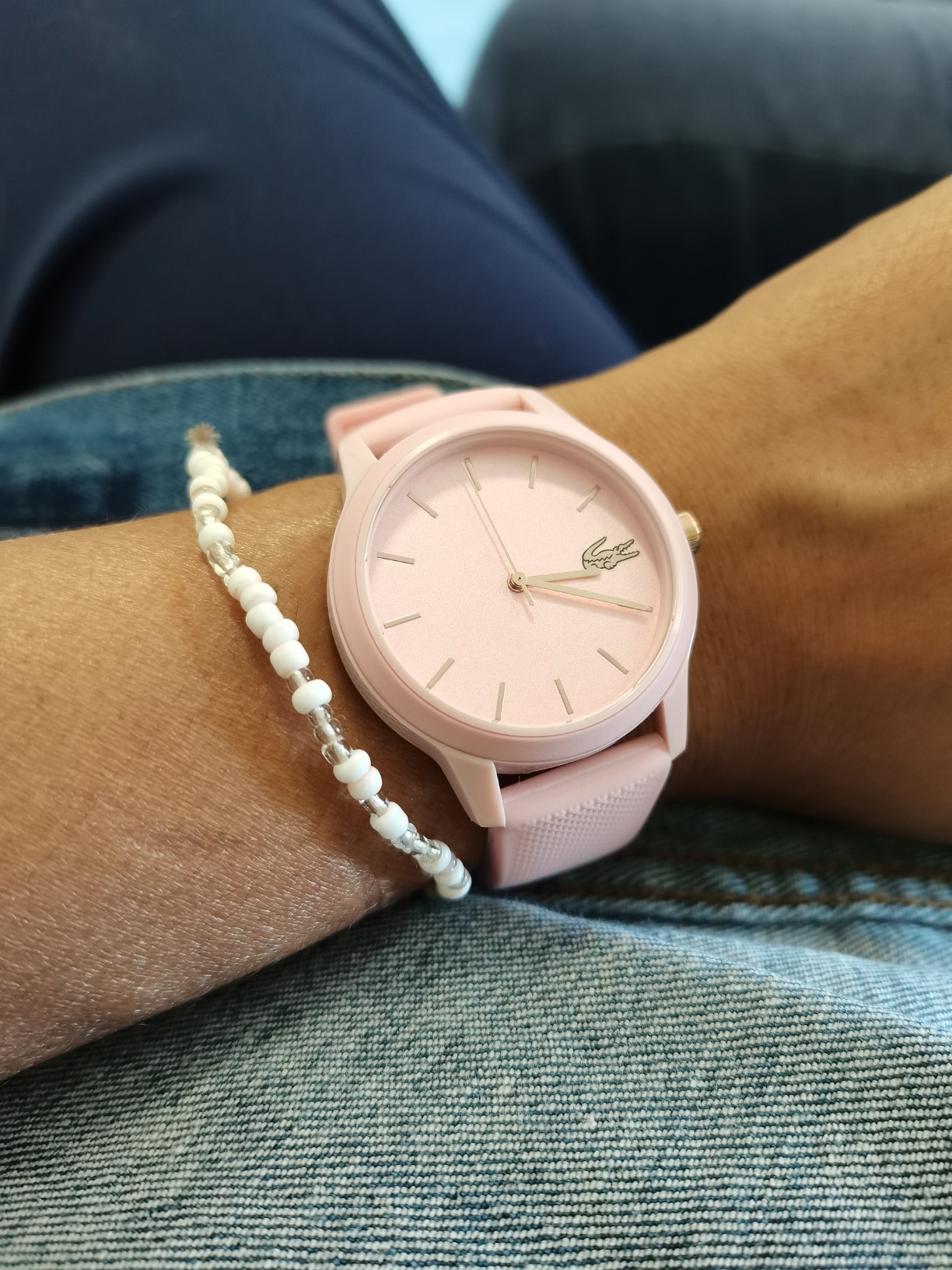 Lacoste Womens Analogue Classic Quartz Watch with Silicone Strap ...