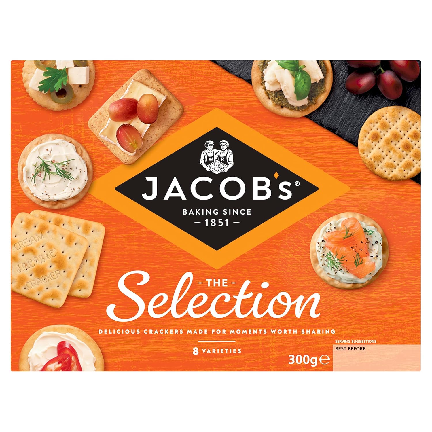 Amazon.com: Jacob's Biscuits for Cheese, 300 g