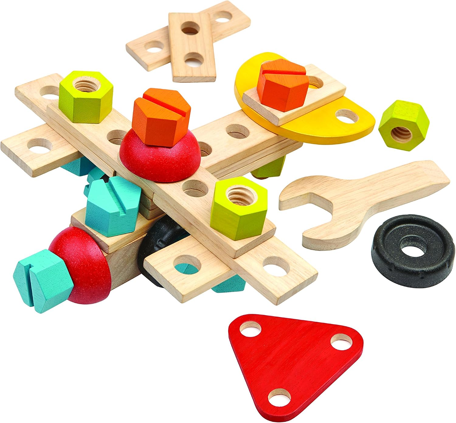 Amazon.com: PlanToys Pt5539 Construction Set : Toys & Games