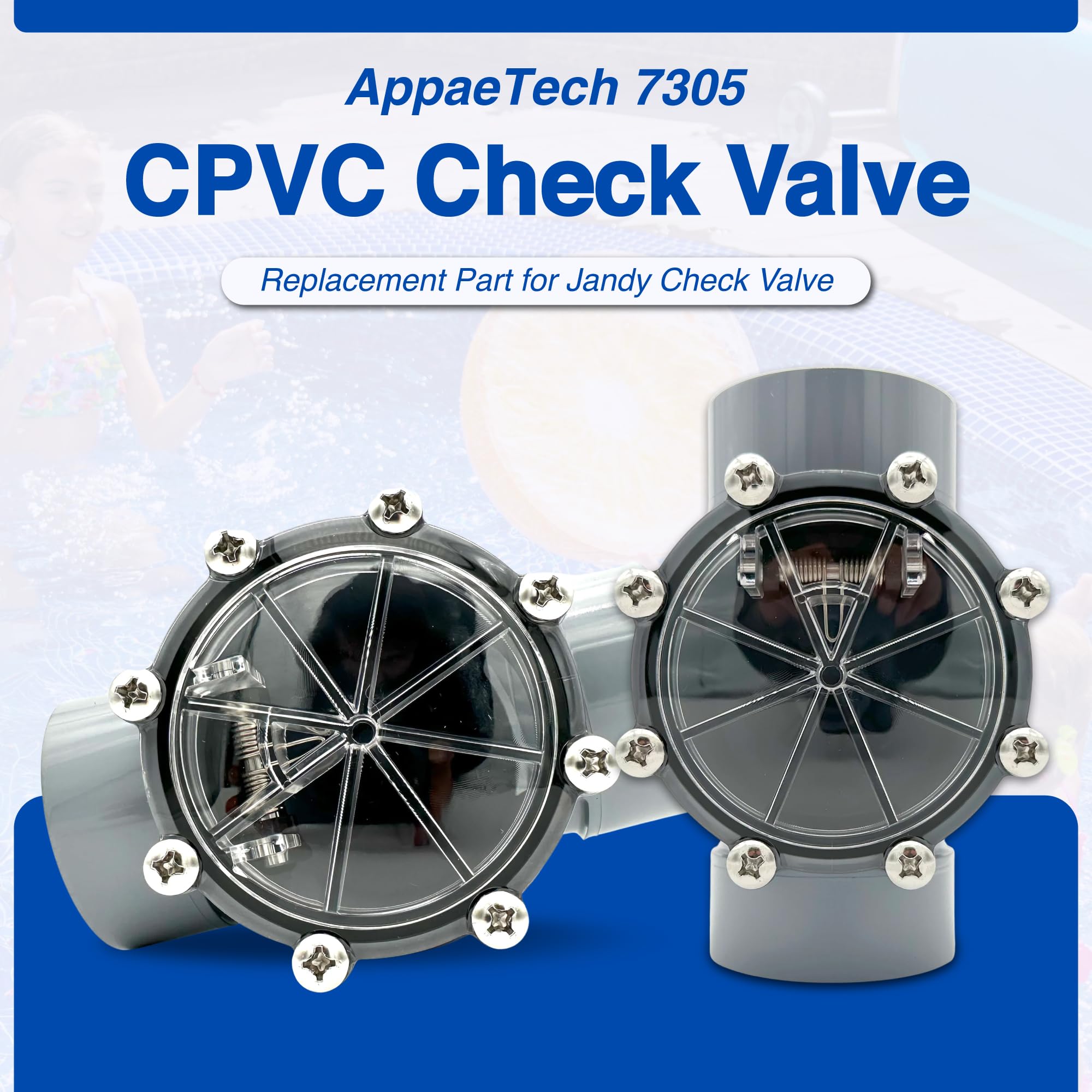 Jandy Check Valve Parts R0466000 | Jandy Cover With Flapper For Check