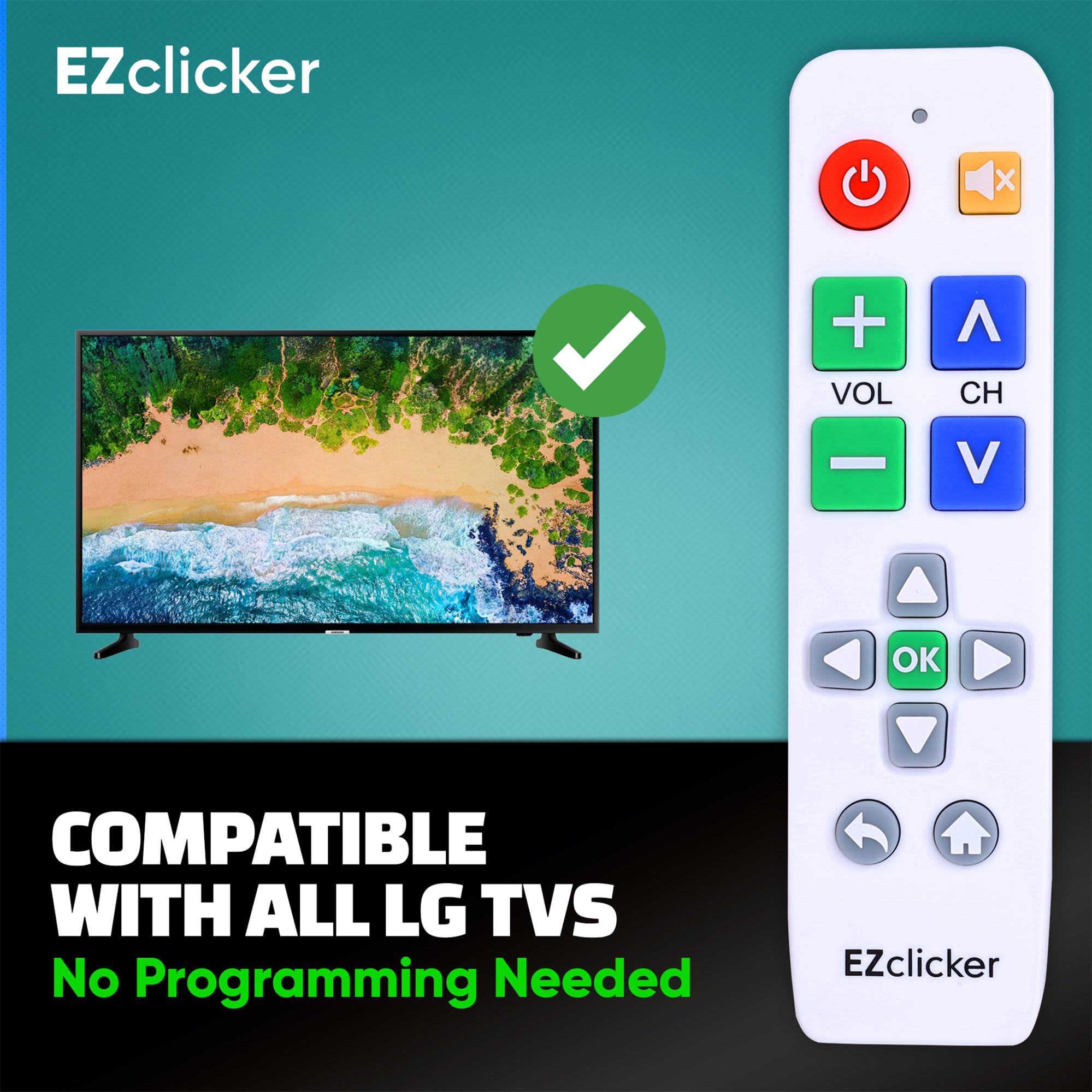 LG TV Remote | Big Button...B0F95KTFKC | Encarguelo.com.ec