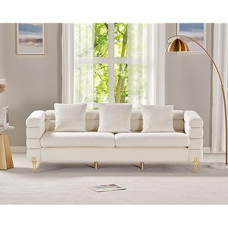 Amazon.com: JEEOHEY Sofa, Oversize Loveseat Sofa,60 Inch 2 Seater Extra ...