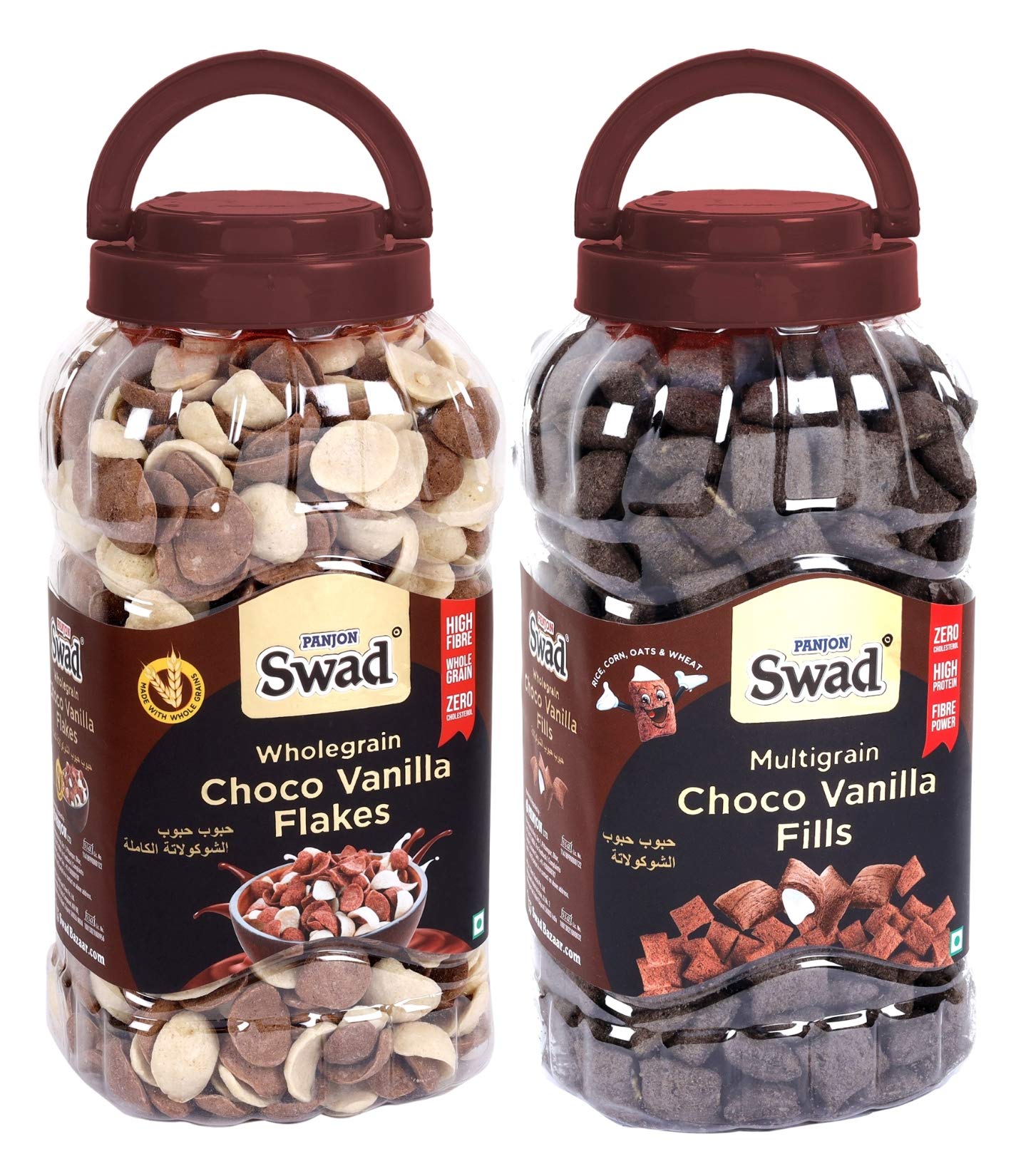 Buy Swad Choco Vanilla Flakes & Choco Vanilla Fills (Wholegrain Double ...