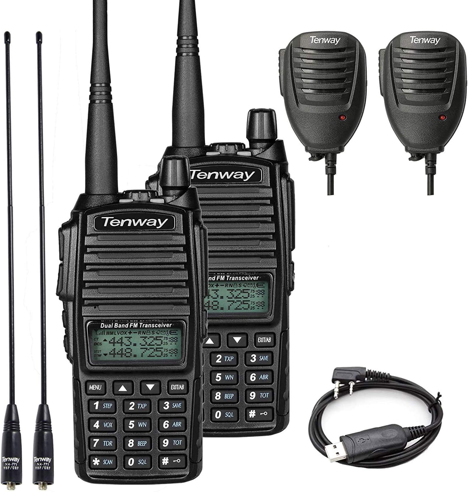 Amazon.com: Retevis RT97 GMRS Mobile Radio Relay Communication Set ...