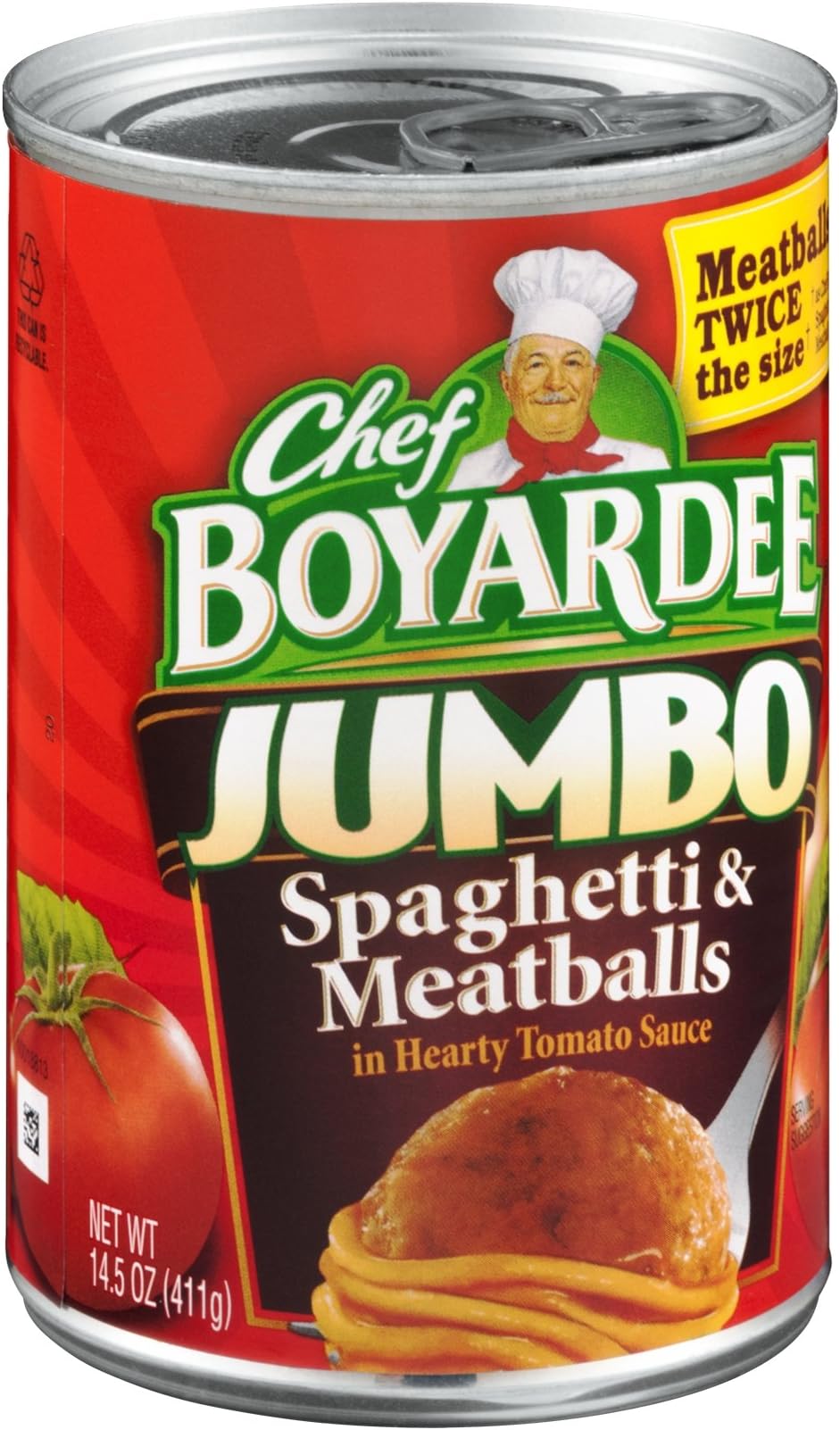 Amazon.com : Chef Boyardee Spaghetti and Meatballs, 14.5 oz, 24 Pack ...
