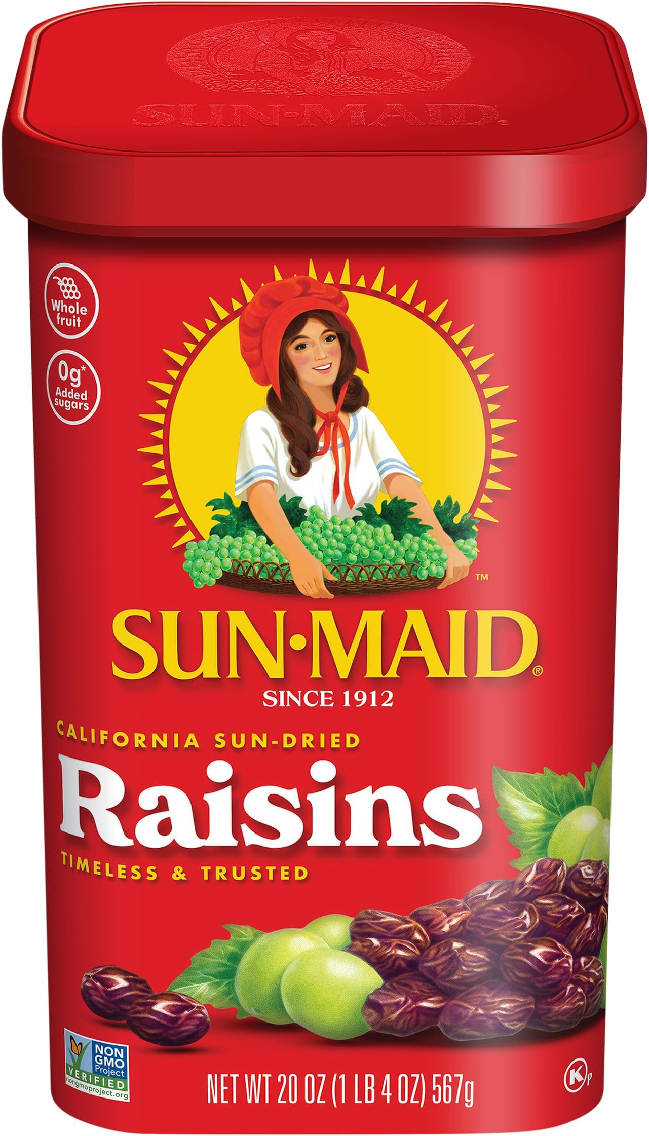 Amazon.com: Sun-Maid Raisins, 20 Oz : Grocery & Gourmet Food