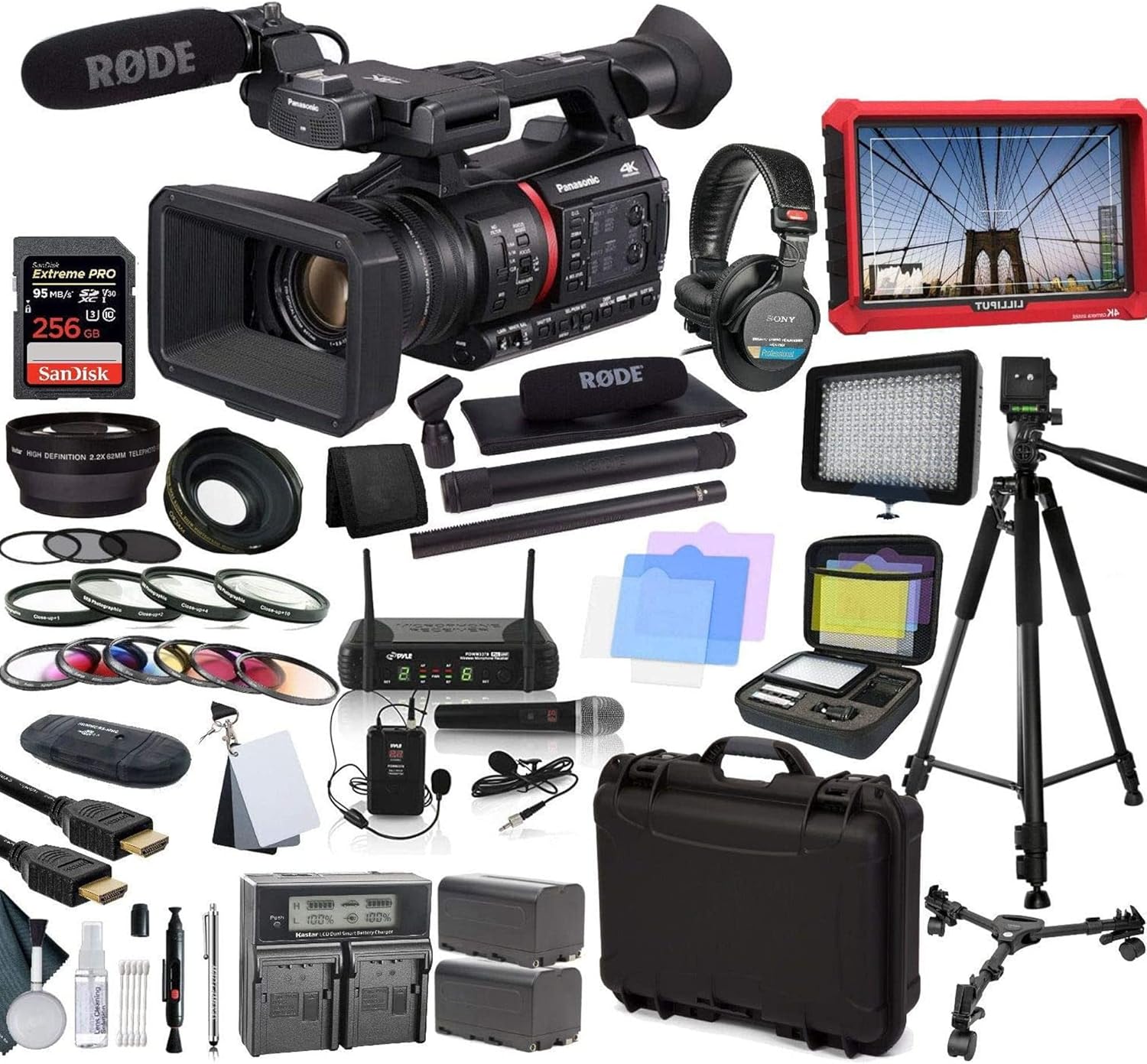 Amazon.com : Panasonic AG-CX350 4K Camcorder Professional Bundle ...
