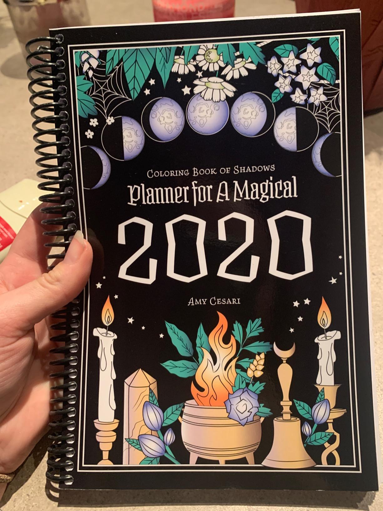 Coloring Book of Shadows: Planner For A Magical 2020: Amy Cesari ...