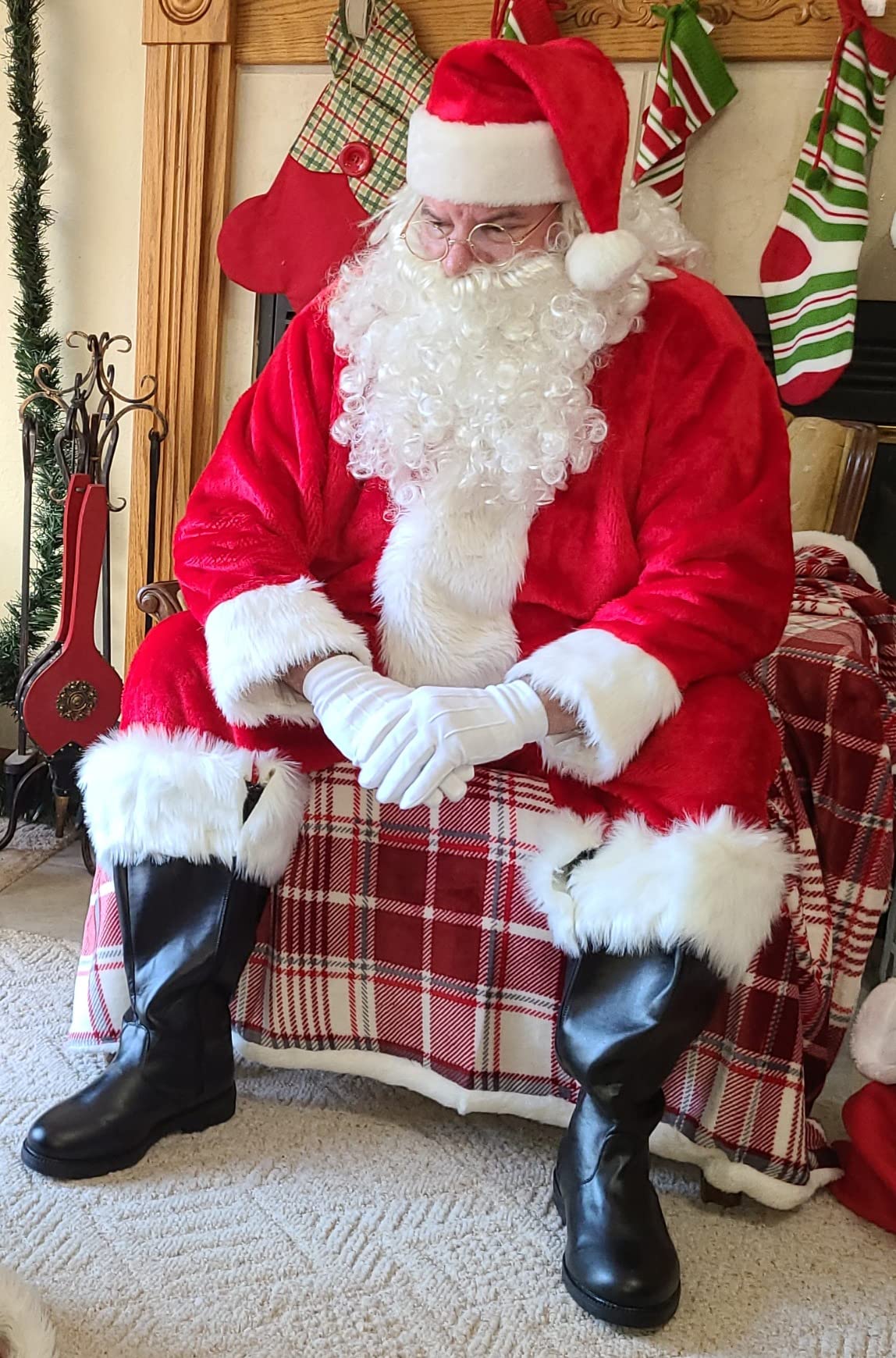 Amazon.com: Funtasma Men's Santa Combat Boot : Clothing, Shoes & Jewelry