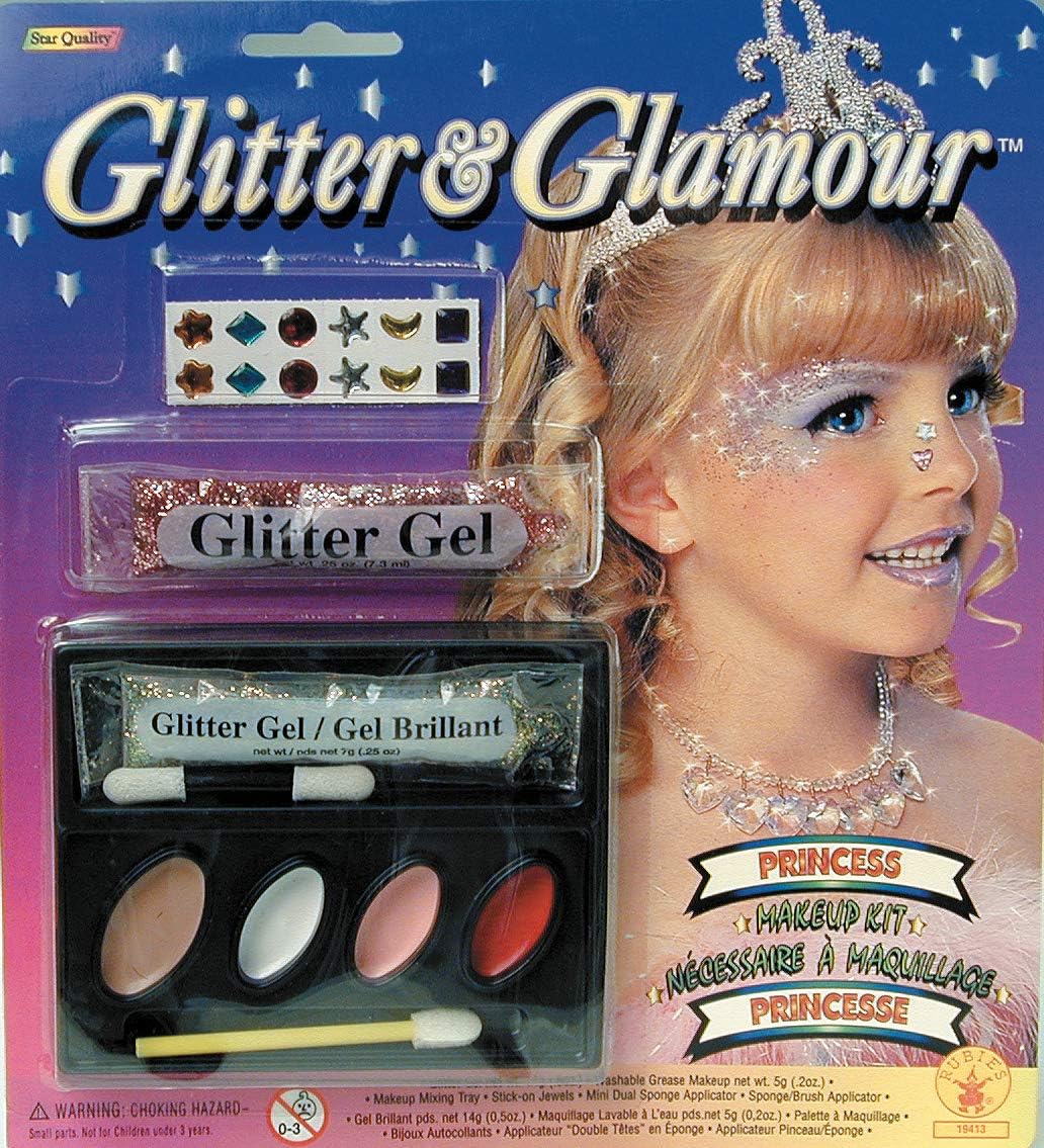 Amazon.com: Rubies Costume Glitter and Glamour Princess Makeup Kit ...
