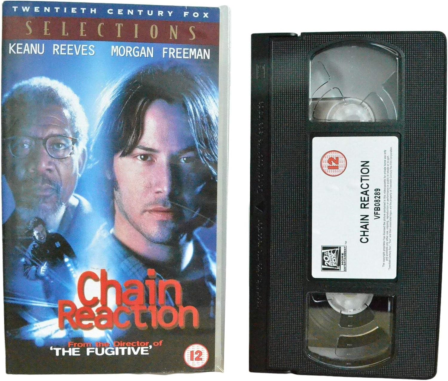 Chain Reaction [VHS] : Keanu Reeves, Morgan Freeman, Rachel Weisz, Fred ...