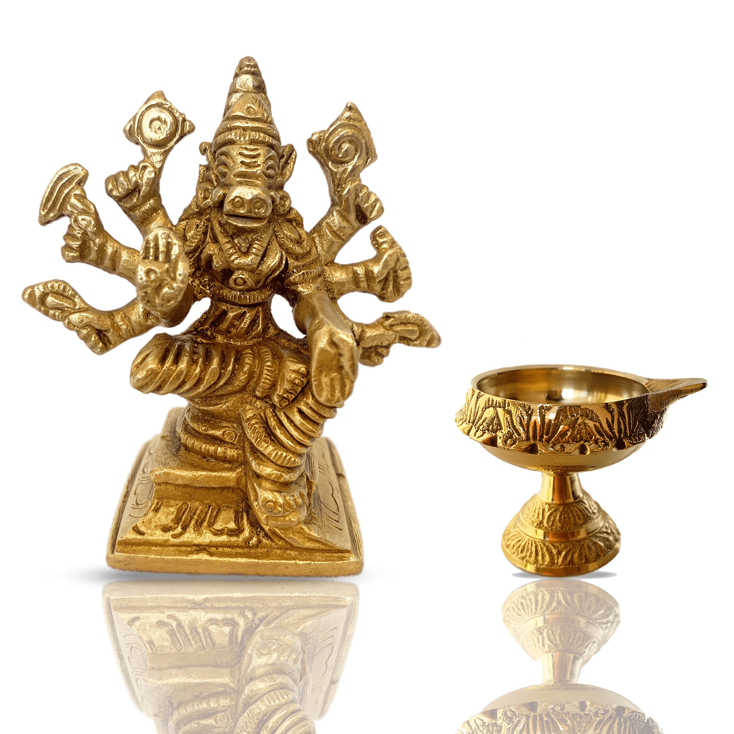 Buy Varahi Statue with Kubera Deepam Combo | Varahi Silai | Varaga Devi ...