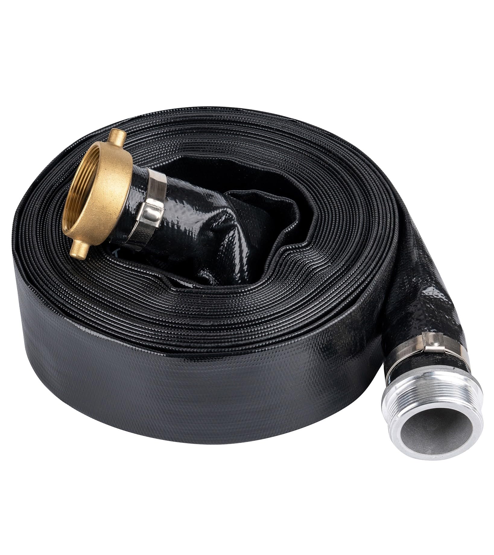 Snapklik.com : 1.5" X 100 Black PVC Backwash And Discharge Hose For ...