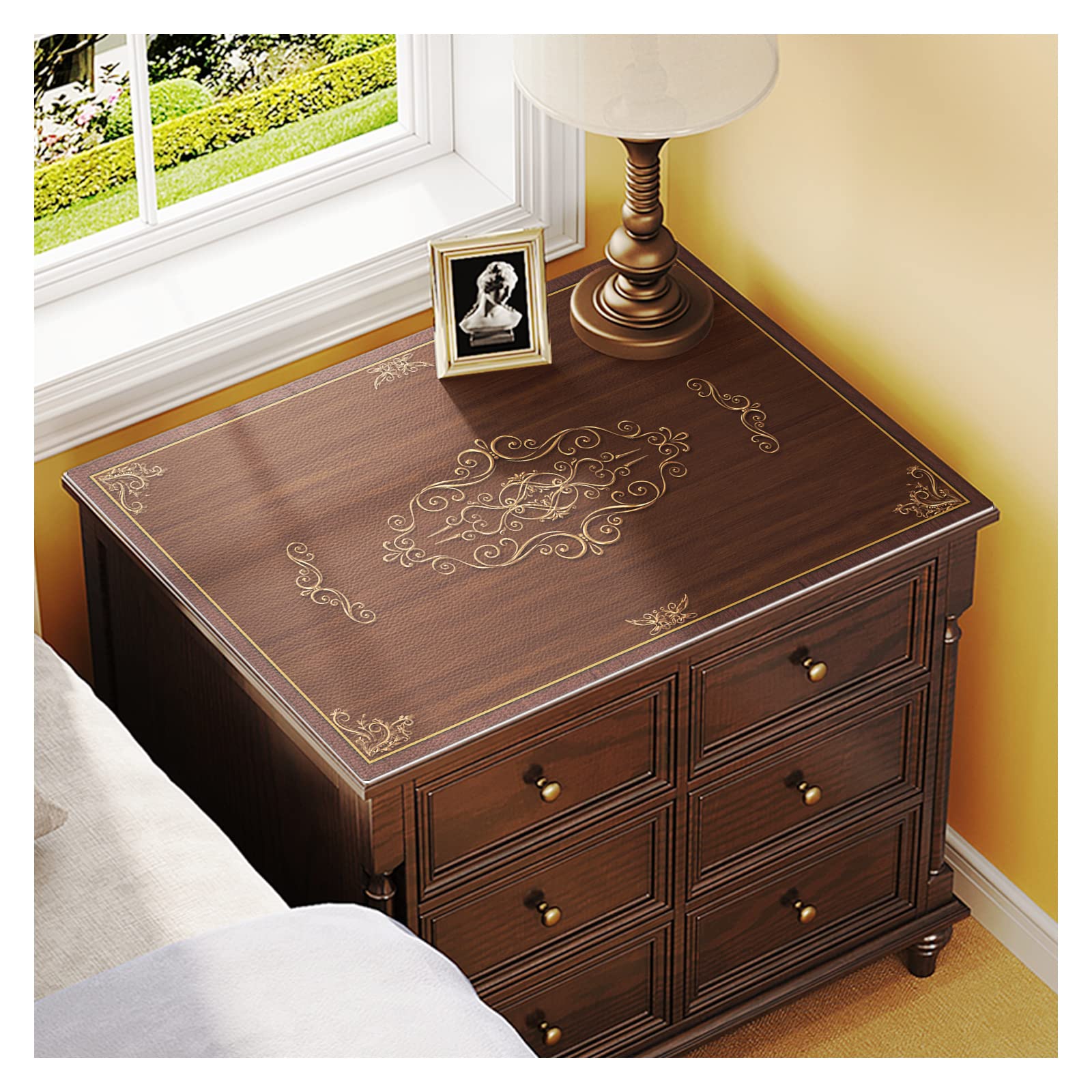 Amazon.com: XIXI DECORE Custom Cut Size; Artificial Leather. Protector ...