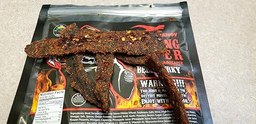 Amazon.com: “Creeping Ghost” Carolina Reaper Jerky Beef Three - 3oz ...