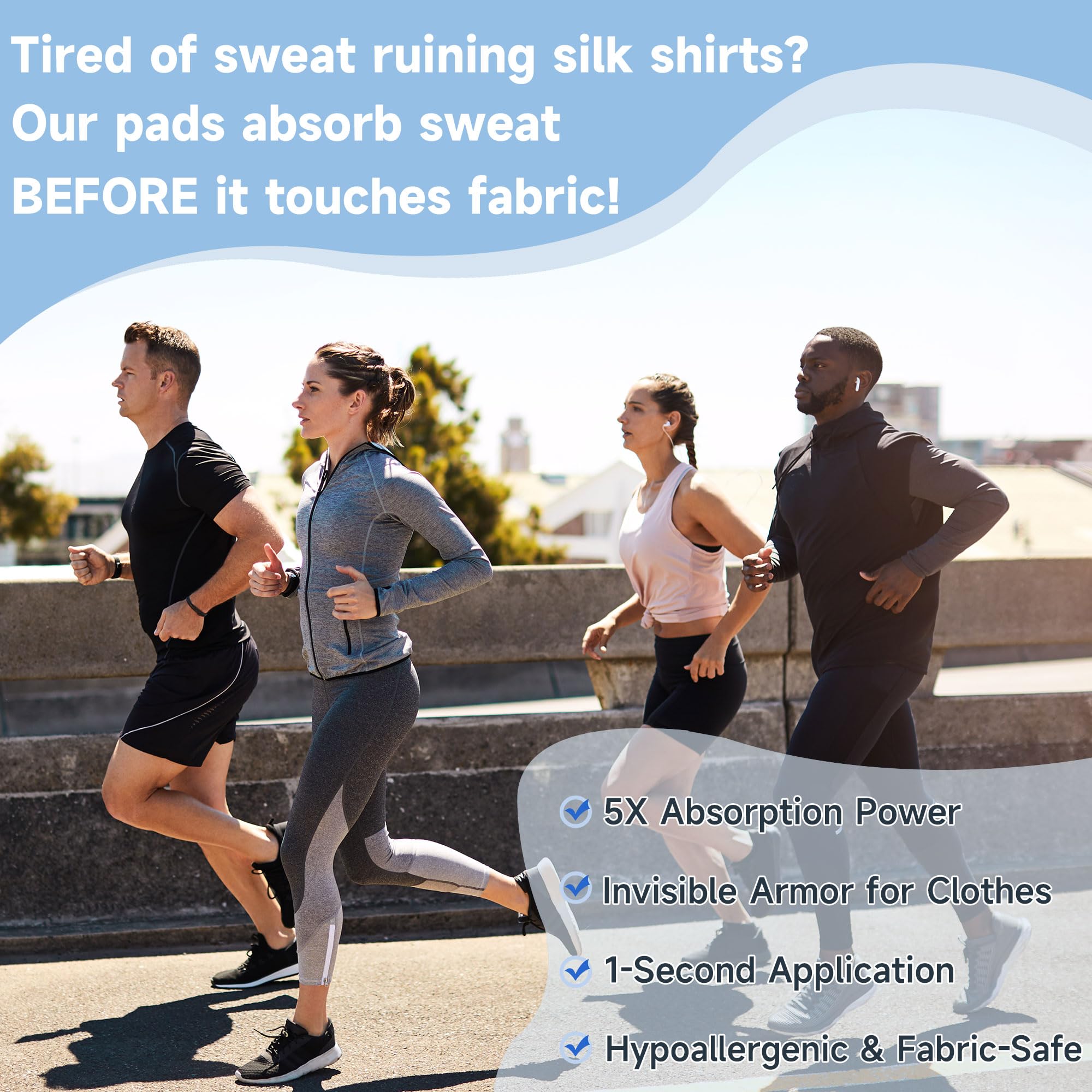 Snapklik.com : 100 PCS Armpit Pads, Sweat Pads For Under Arms ...
