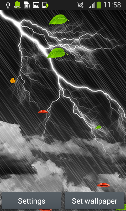 Storm Live Wallpapers:Amazon.com:Appstore for Android