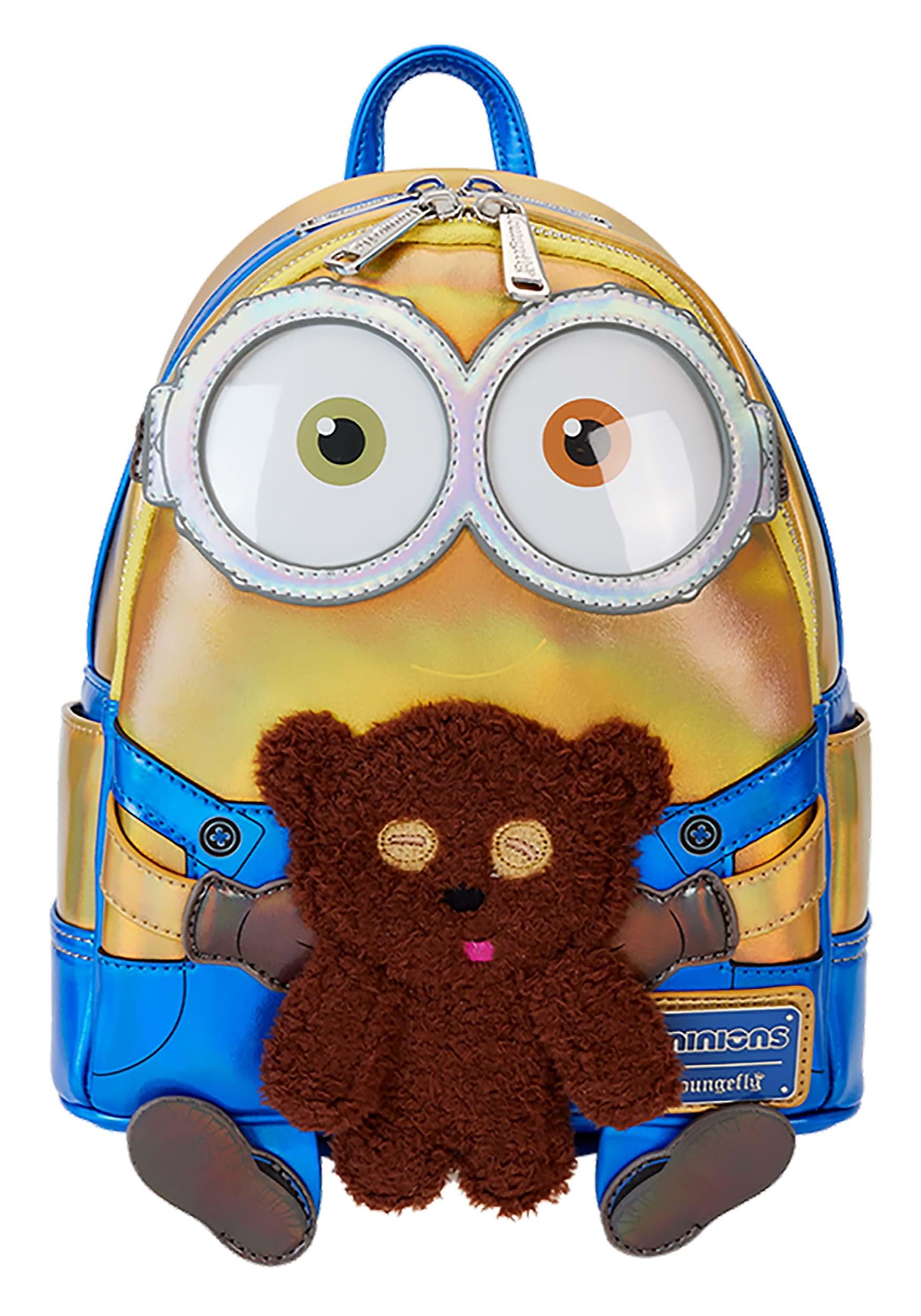 Amazon.com: Loungefly Despicable Me Minions Bob Iridescent Mini ...