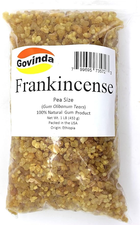 Amazon.com: Govinda® Frankincense Natural Tree Sap Gum Pea Size 1 lb ...