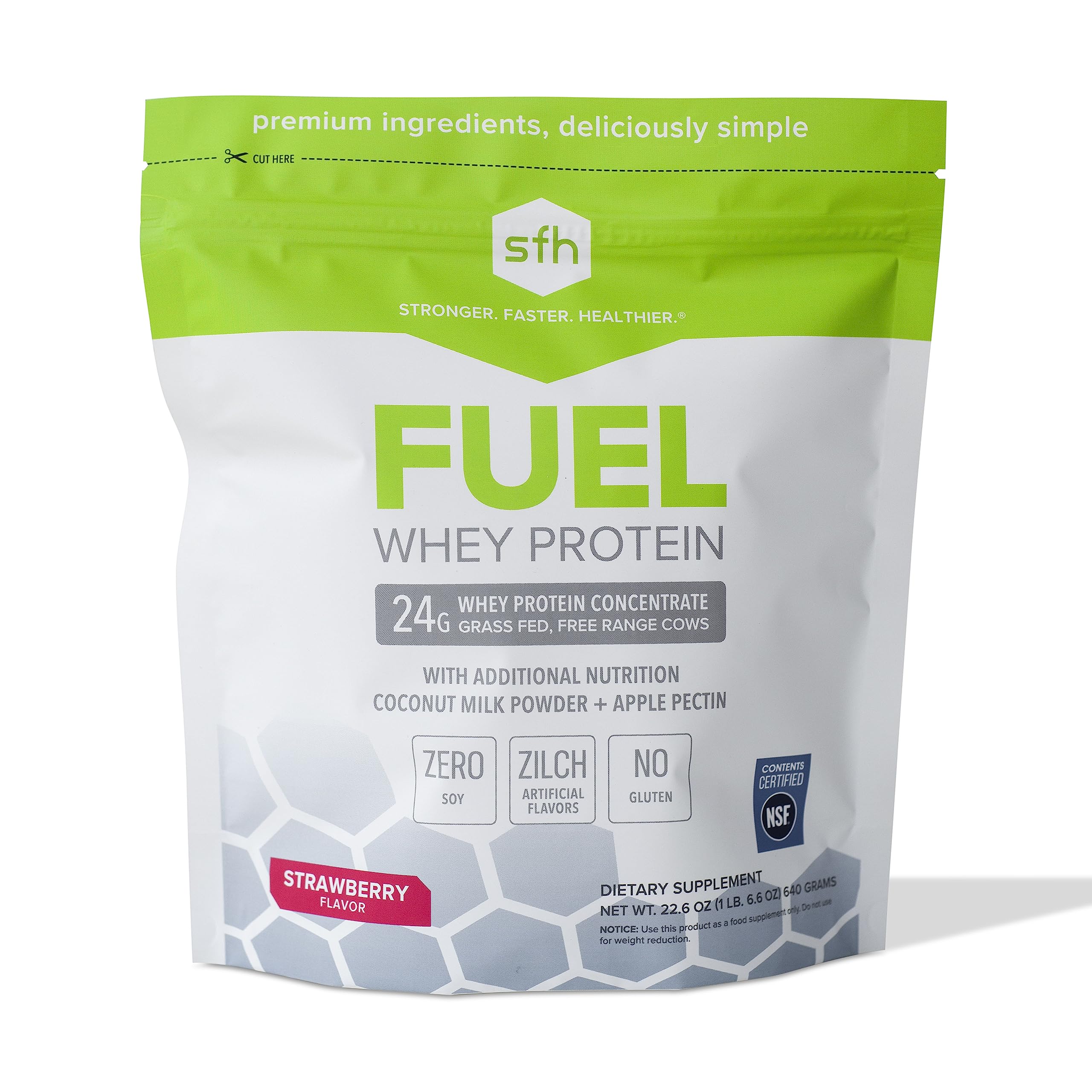 Snapklik.com : SFH Fuel Whey Protein Powder Great Tasting Grass Fed ...