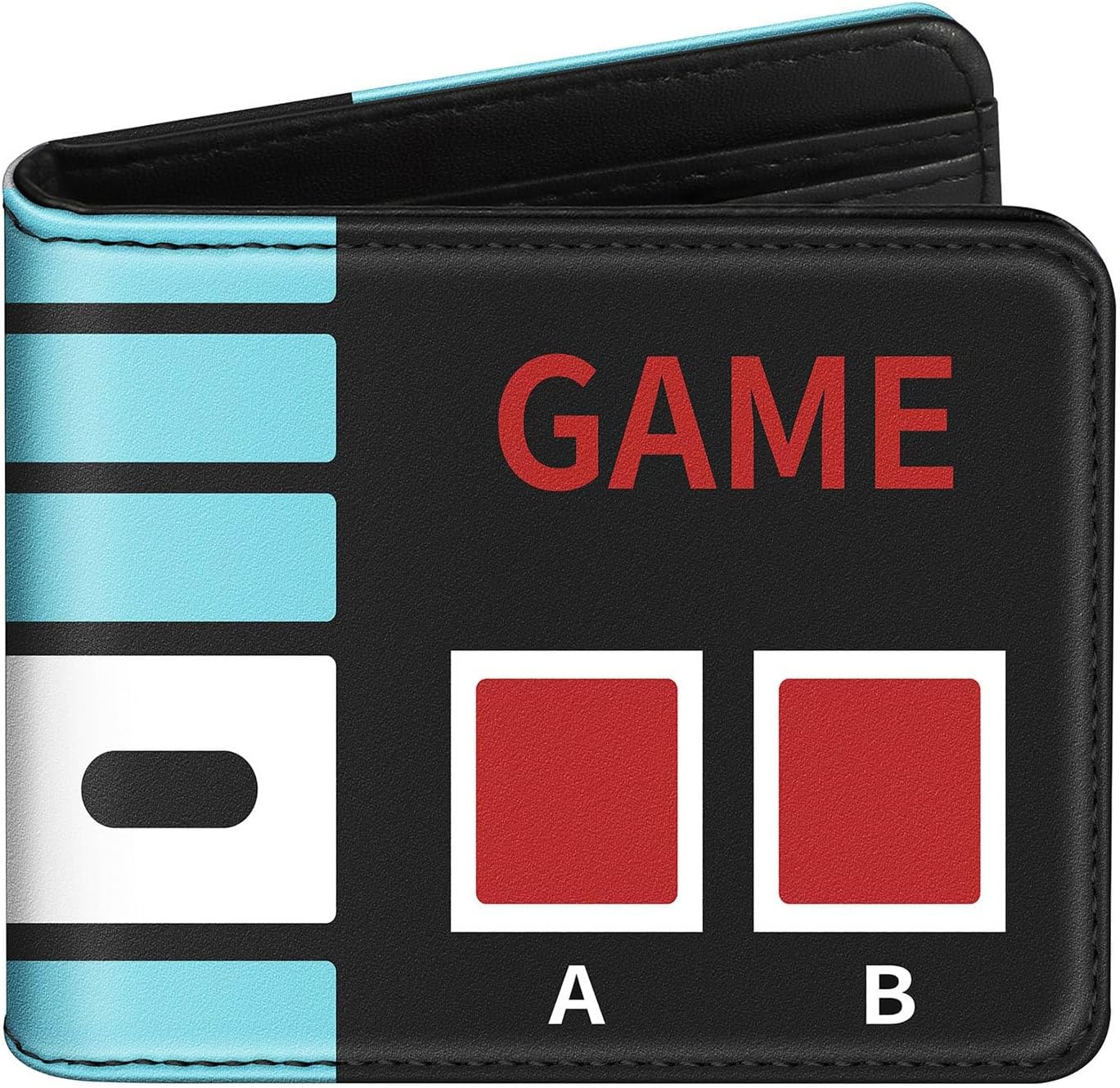 Amazon.com: Bistup Boys Wallet Cute Leather Bifold Wallet Cool Video ...