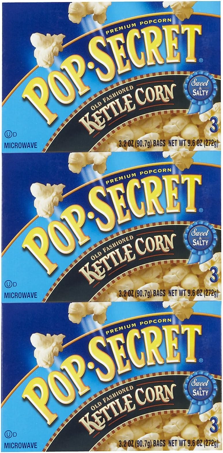 Amazon.com: Pop Secret Popcorn, Sweet 'n Crunchy Kettle Corn Microwave ...