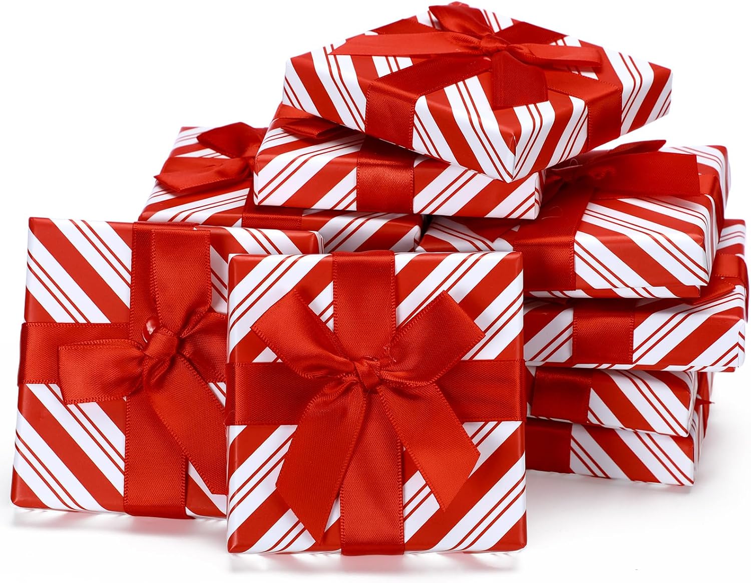 Amazon.com: Fullhawl 12 Pcs Christmas Gift Card Holder Boxes with Bow ...