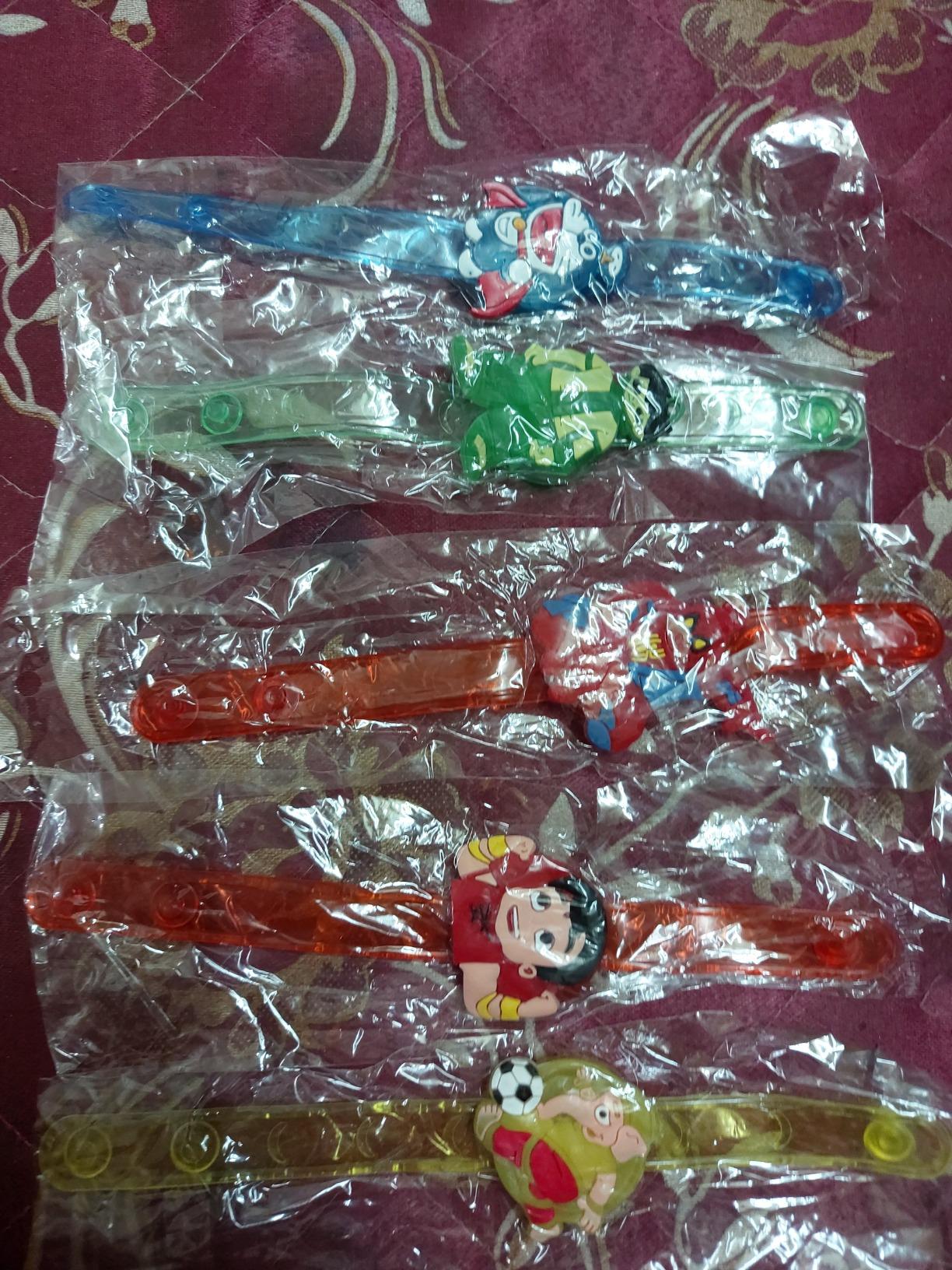 Buy Kids Dukaan set of 3 led Rakhi for Brother kids LED light cartoon ...