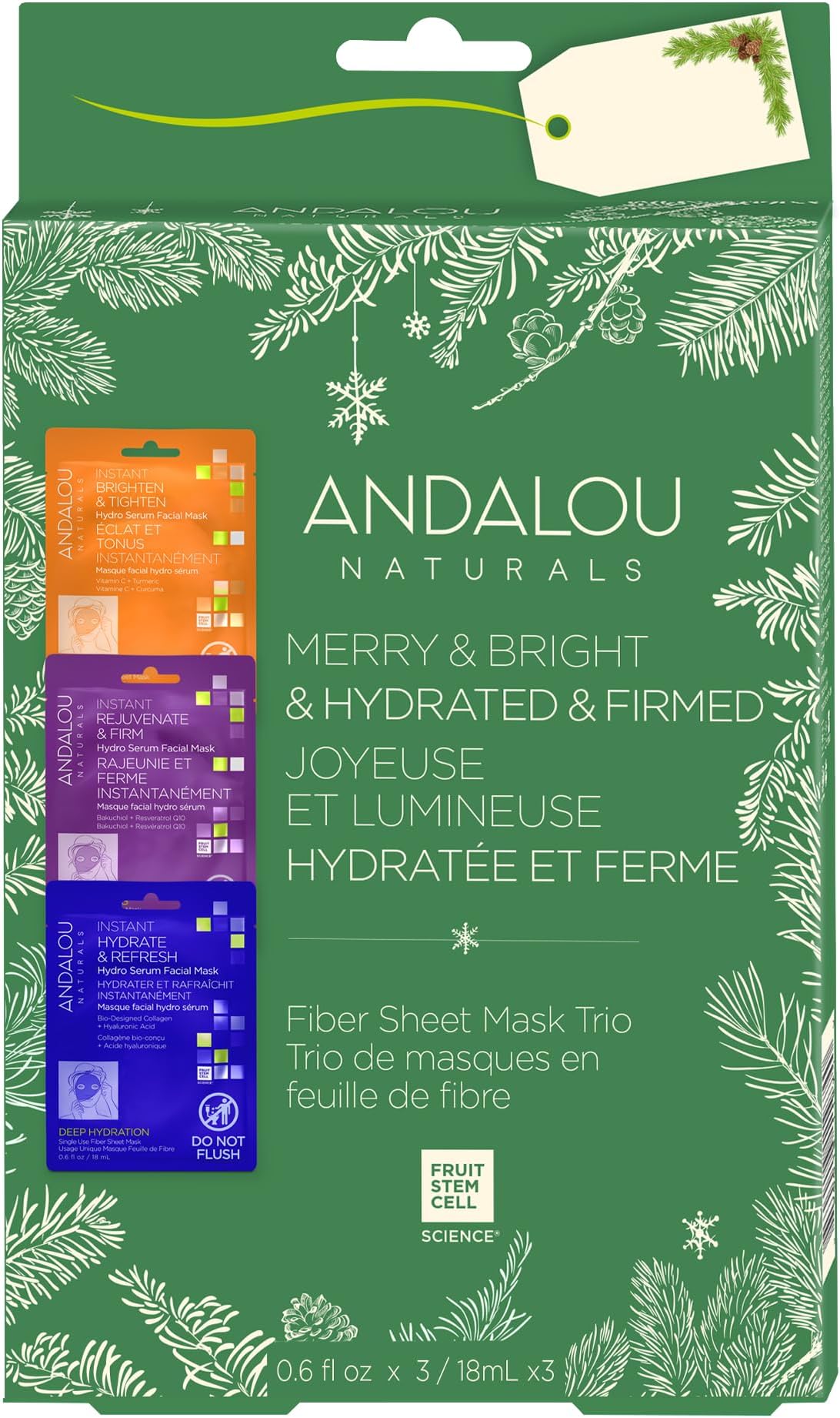 Amazon.com : Andalou Naturals Instant Brighten & Tighten Hydro Serum ...