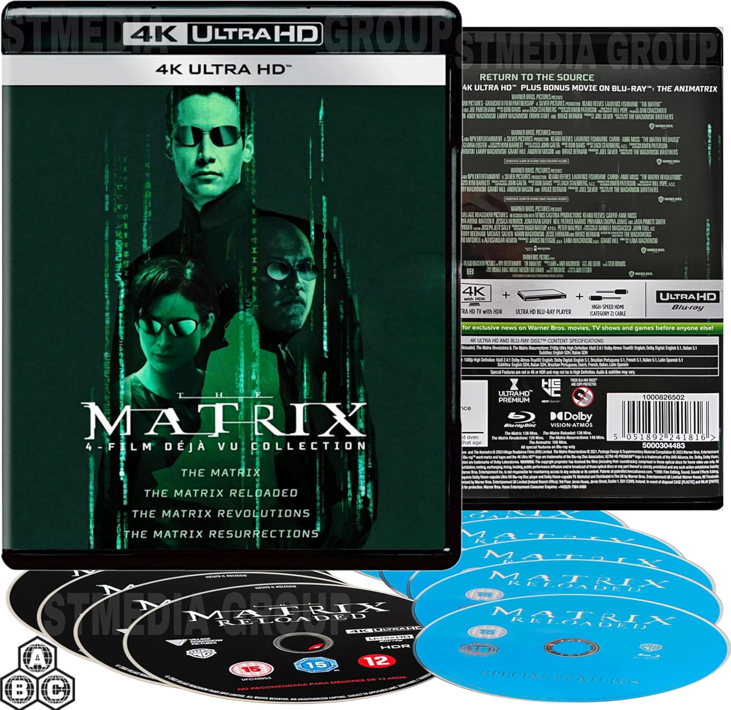 The Matrix: Ultimate 5-Movie Collection – (The Matrix / Reloaded ...