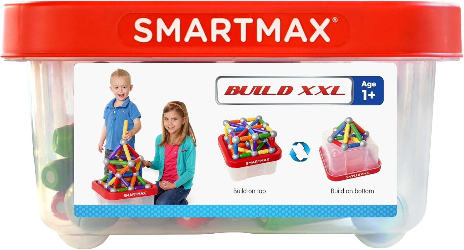 Amazon.com: SmartMax Build XXL STEM Building Magnetic Discovery Set ...