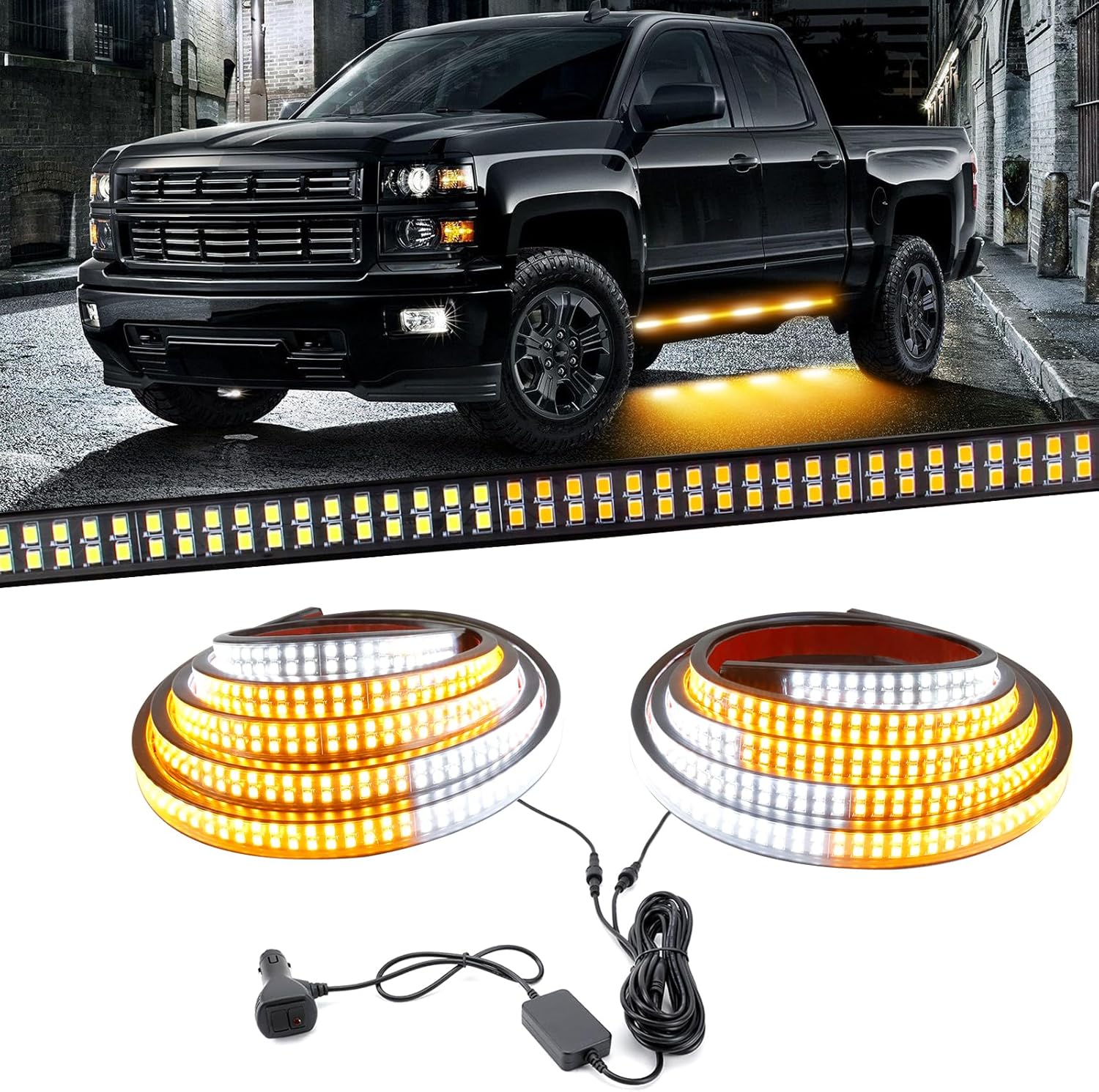 Afurkuot Luz de LED 2 em 1 para prancha de corrida, tiras de luz ...