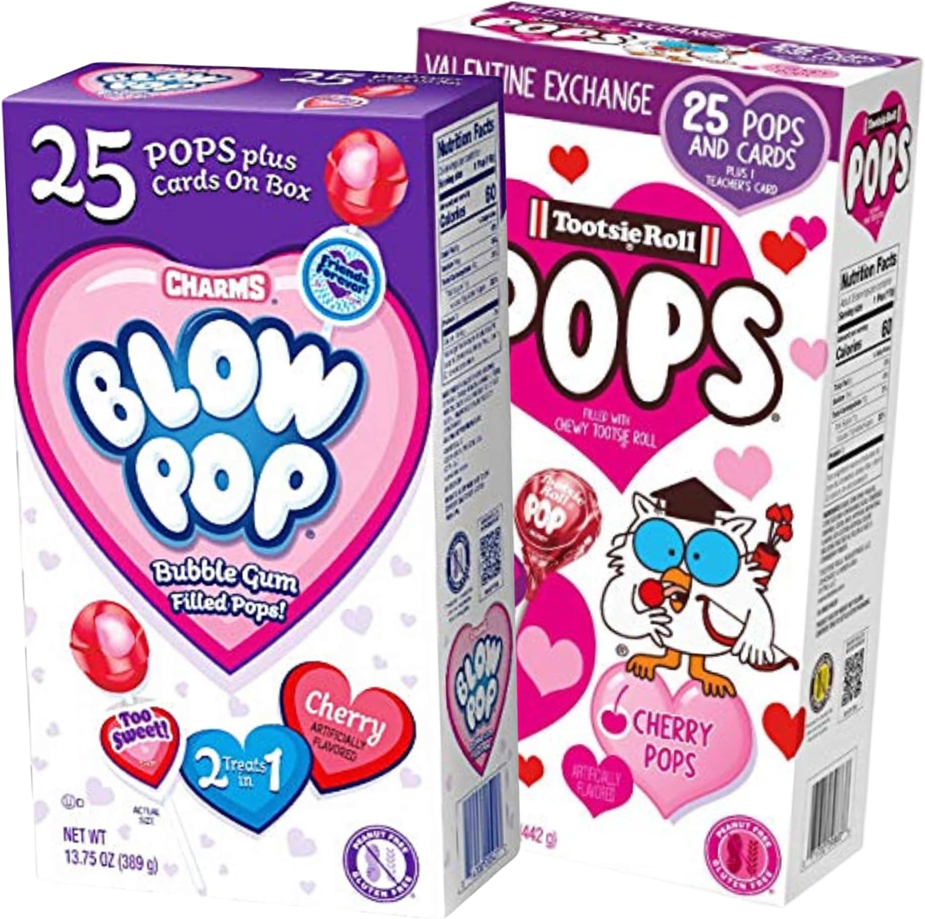 Amazon.com : Blow Pop and Tootsie Lollipop Valentines Day Classroom ...