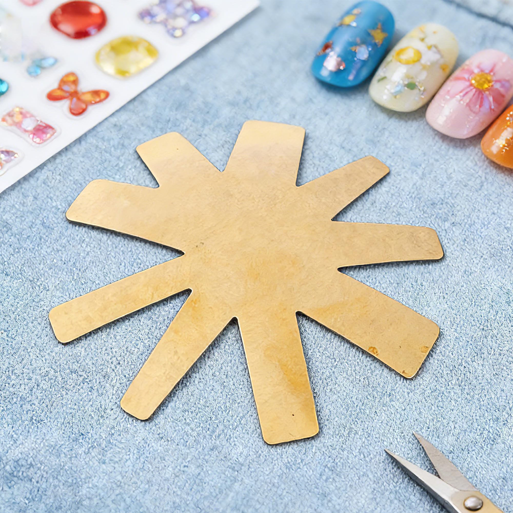 Cost $1.24—French Manicure Stainless Steel Tip Tool, Reusable French ...