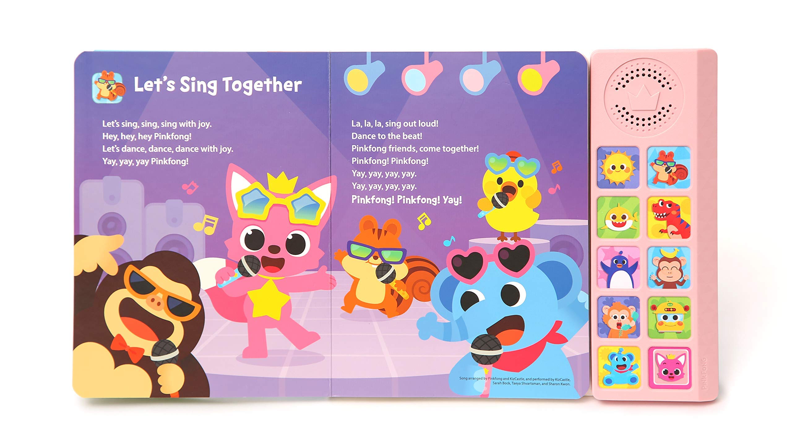 Pinkfong Sing-Alongs 10 Button Sound Book | Baby Shark Toys, Baby Shark ...